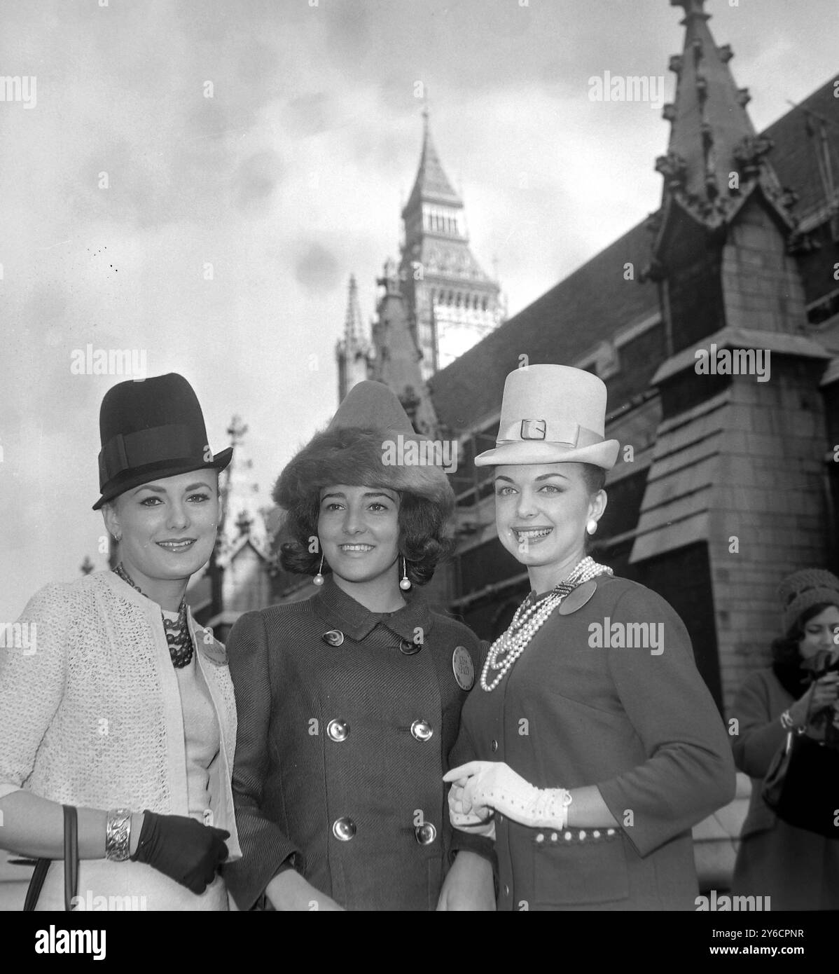 MISS CANADA JANE KMITA, MISS SPAIN ENCARNACIO ZALABARDO AND LOUISE ...
