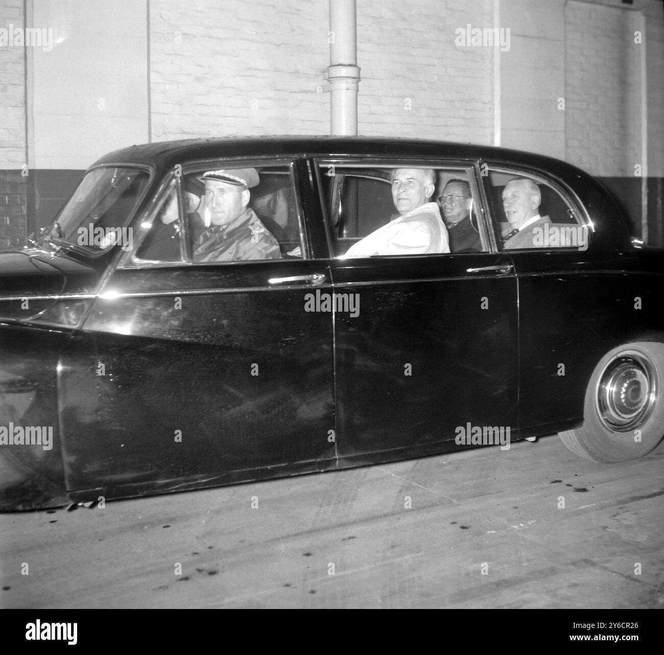 PRESIDENT OF YUGOSLAVIA JOSIP BROZ TITO IN A CAR IN SOUTHAMPTON / ; 1 ...