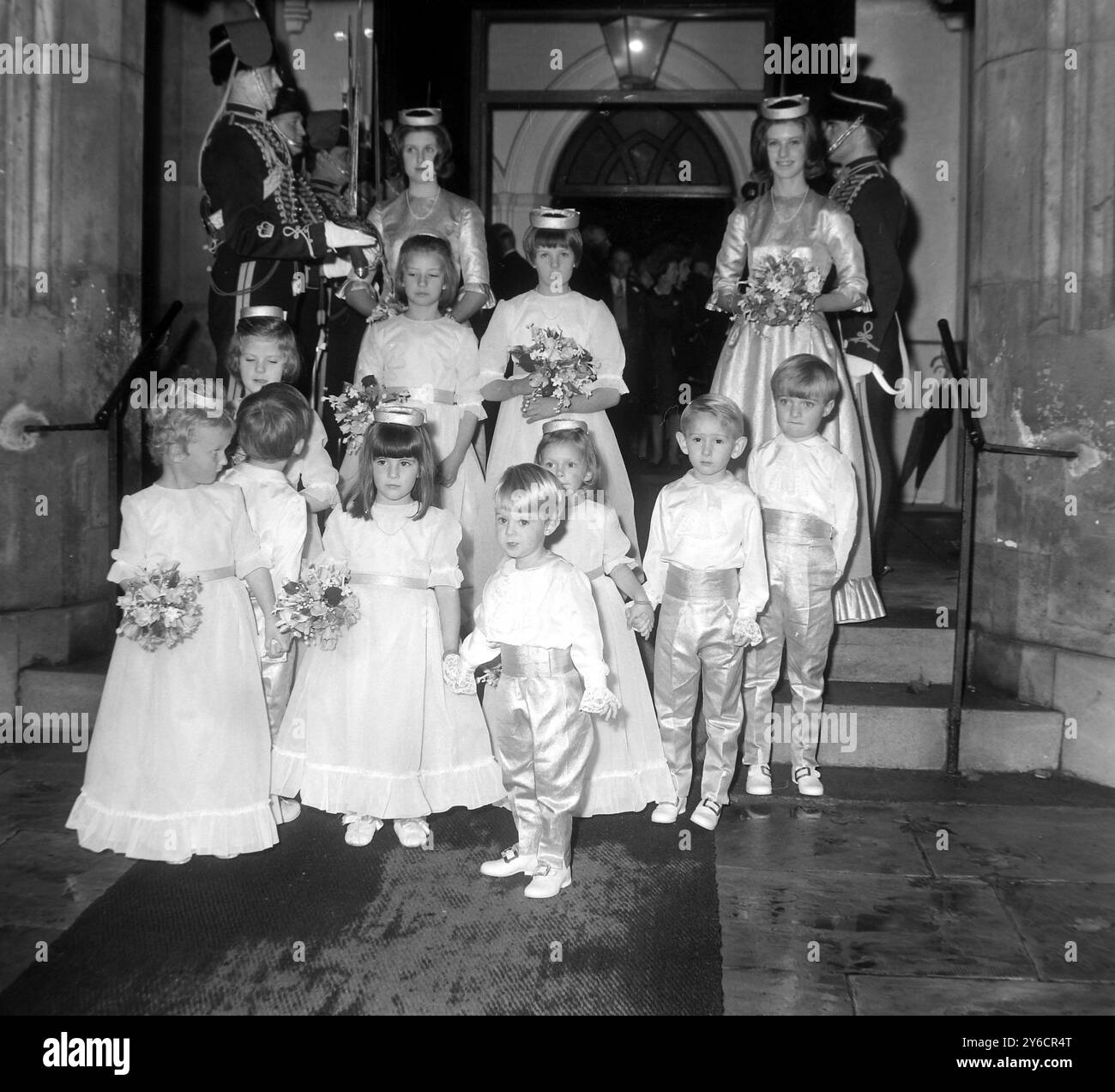 WEDDING OF CELIA PITMAN WITH GROOM WILLIAM YATES IN LONDON ; 31 OCTOBER ...