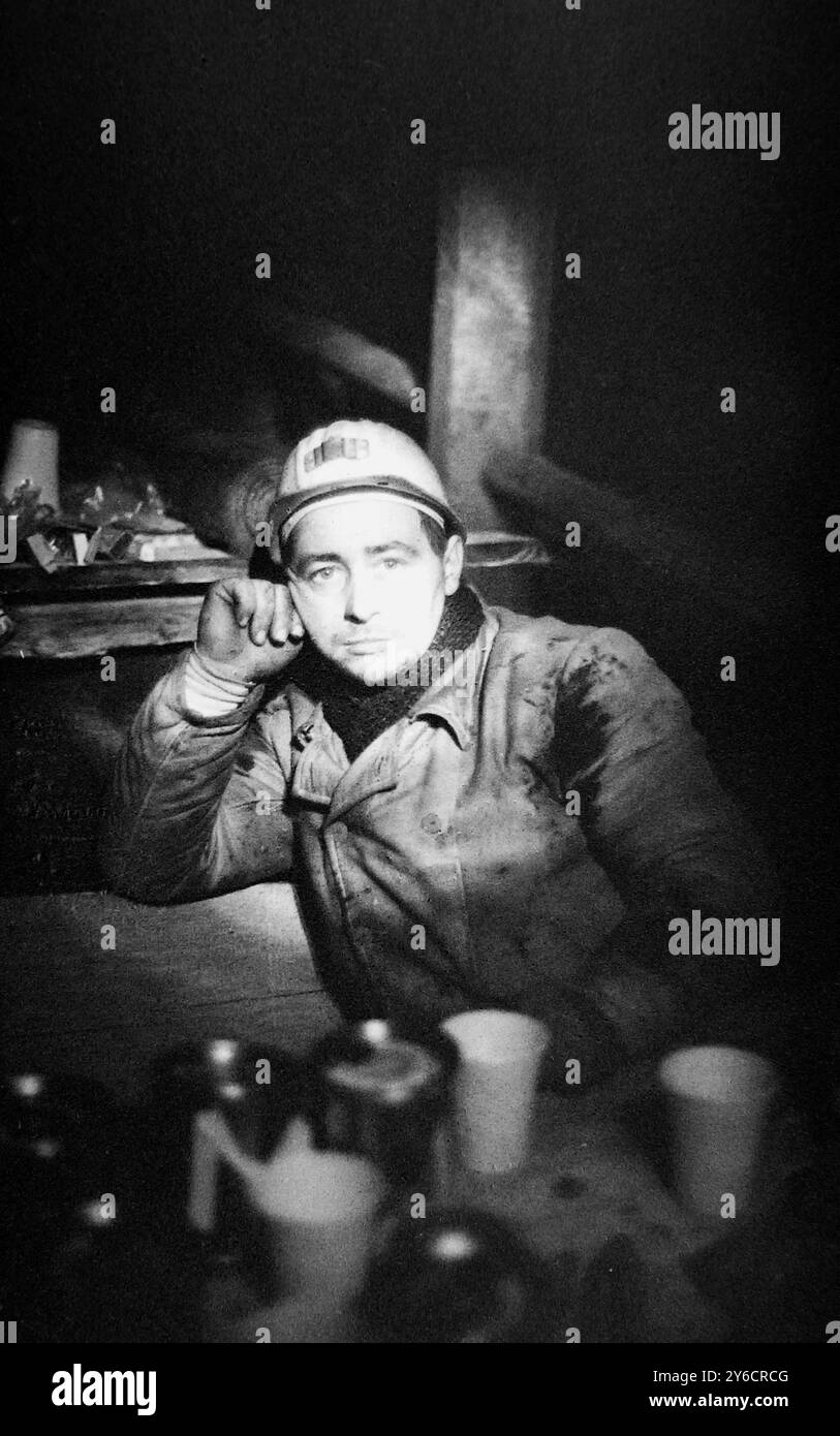 30 OCTOBER 1963 EMIL POHLAI, ONE OF THREE MINERS WHO HAVE BEEN TRAPPED ...