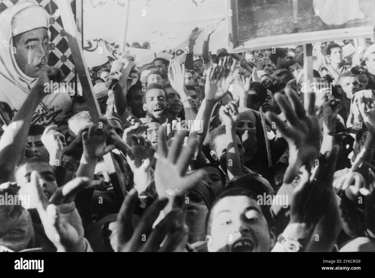 MOROCCAN ALGERIAN BORDER WAR - DEMONSTRATION OF LOYAL SUBJECTS TO ...