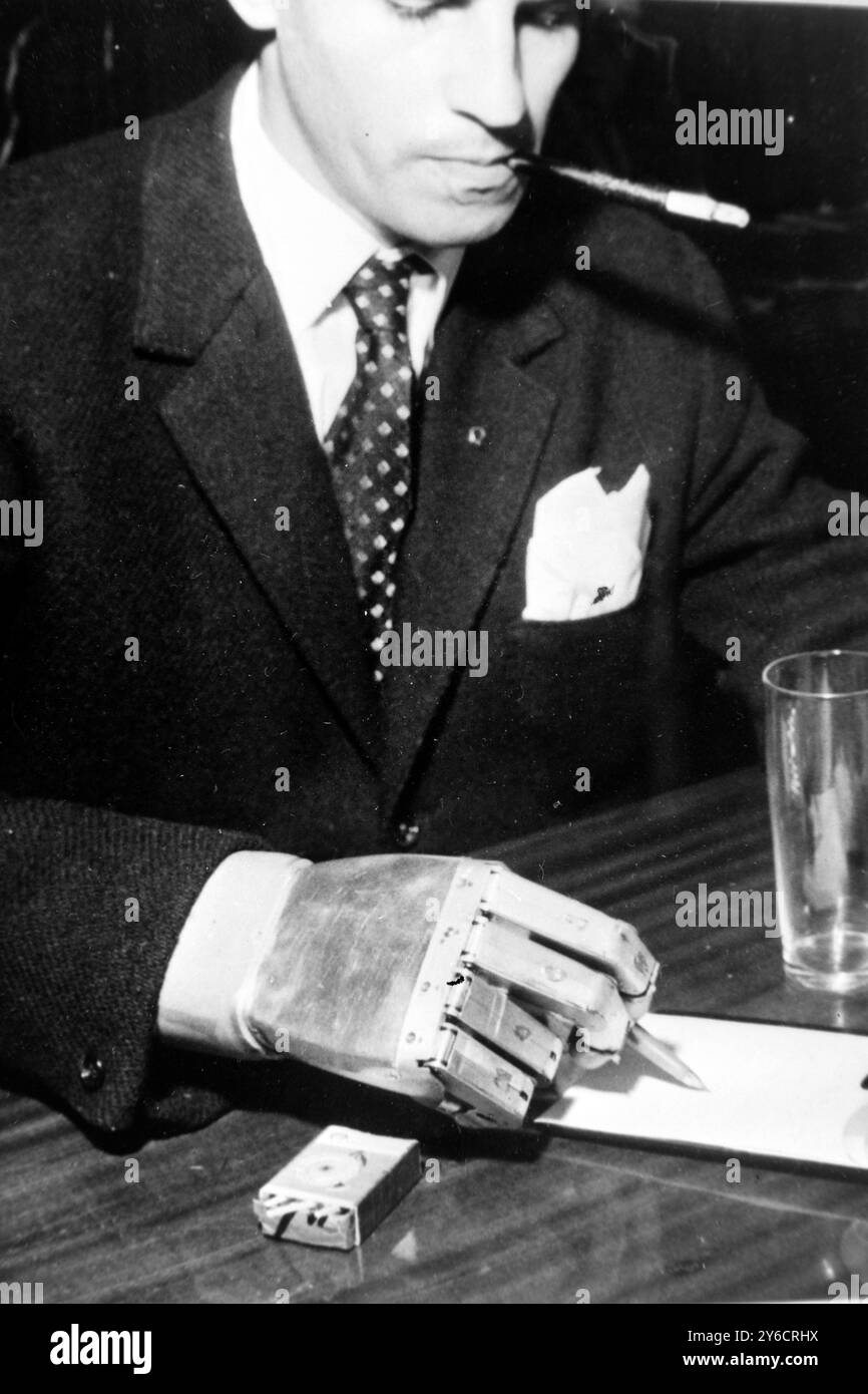 ARTIFICIAL HAND WRITING DEVELOPED IN BELGRADE, YUGOSLAVIA ; 29 OCTOBER ...