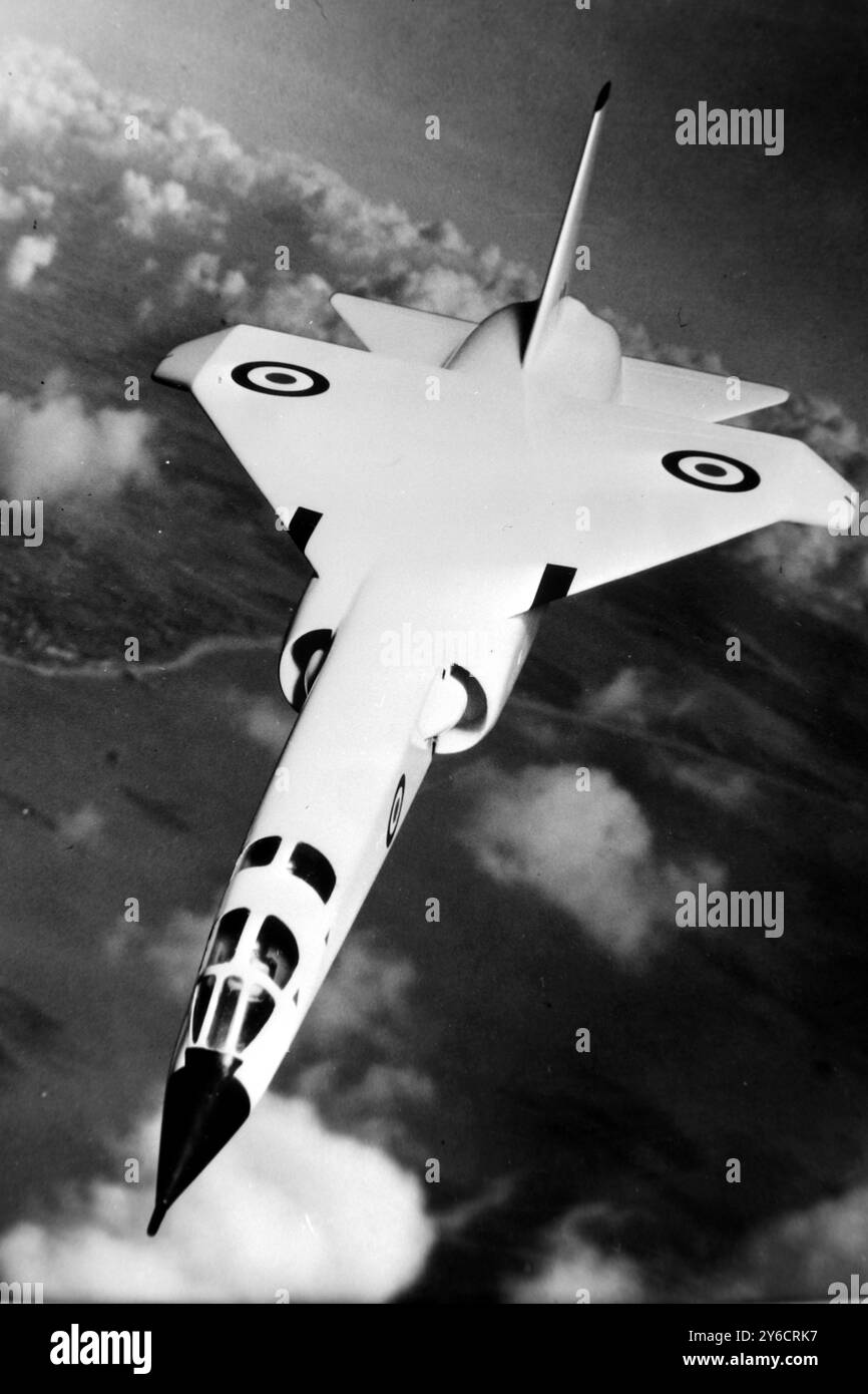 AVIATION IMPRESSION OF TSR-2 THE NEW BOMBER BY ROYAL AIR FORCE IN ...