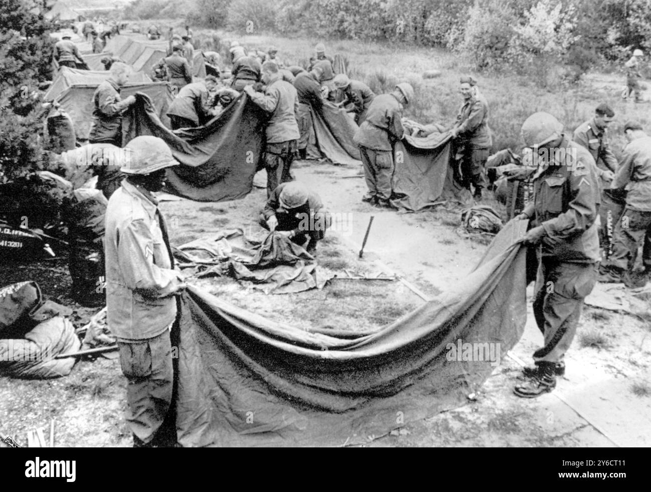 US ARMY SOLDIERS OF ARMOURED DIVISION IN LANDSTUHL, GERMANY ; 23 ...
