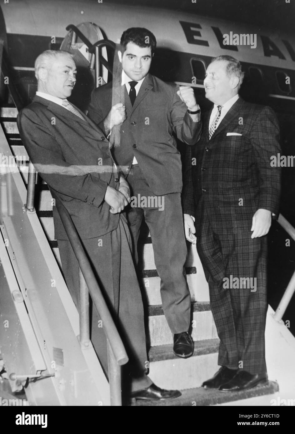 SAM MOSEBERG, DAVID NAHUN ARRIVES IN NEW YORK / ; 23 OCTOBER 1963 Stock ...