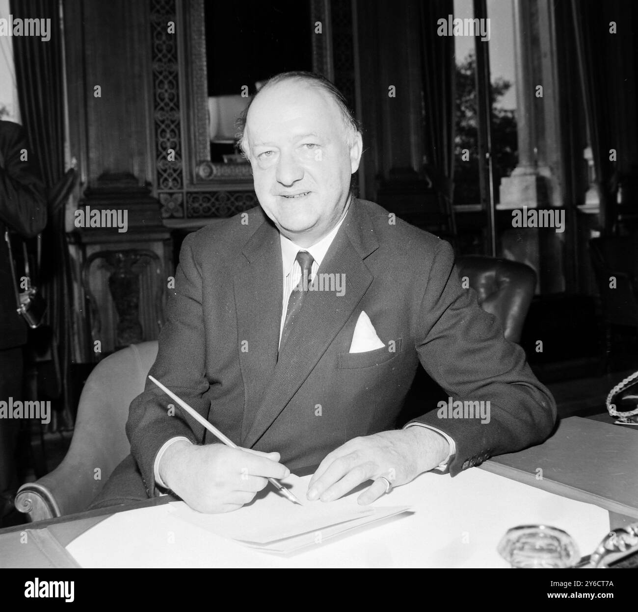 RICHARD AUSTEN BUTLER AS NEW FOREIGN SECRETARY AT NO 10 DOWNING STREET ...