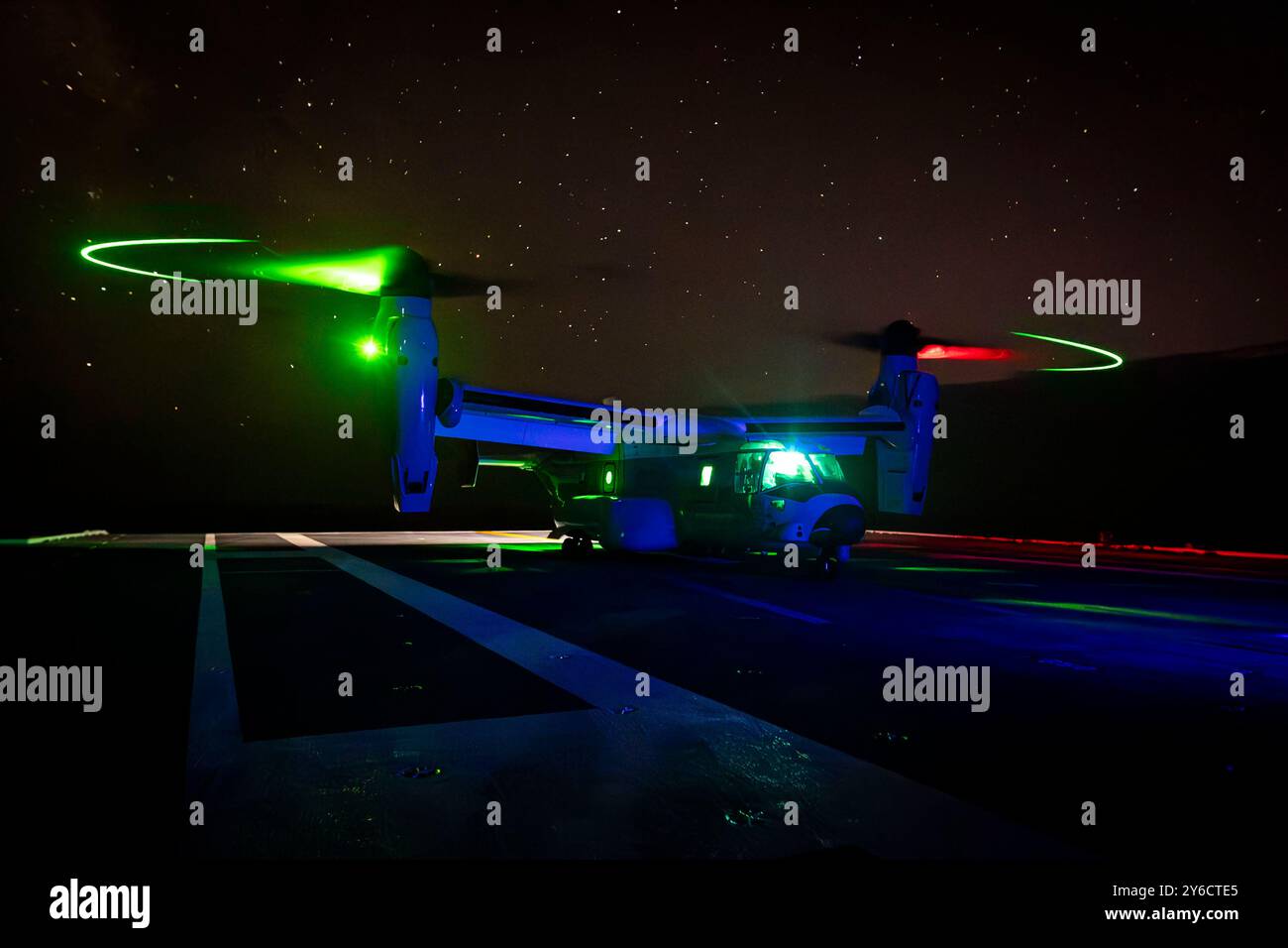 ATLANTIC OCEAN (Sept. 23, 2024) – A CMV-22B Osprey, assigned to the ...