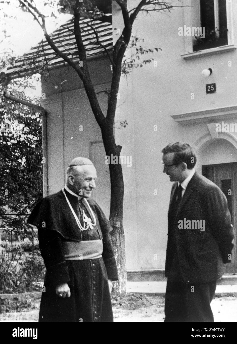 ARCHBISHOP JOSEPH BERAN INTERVIEWD BY MIRKO TEBALDI AFTER RELEASE FROM ...
