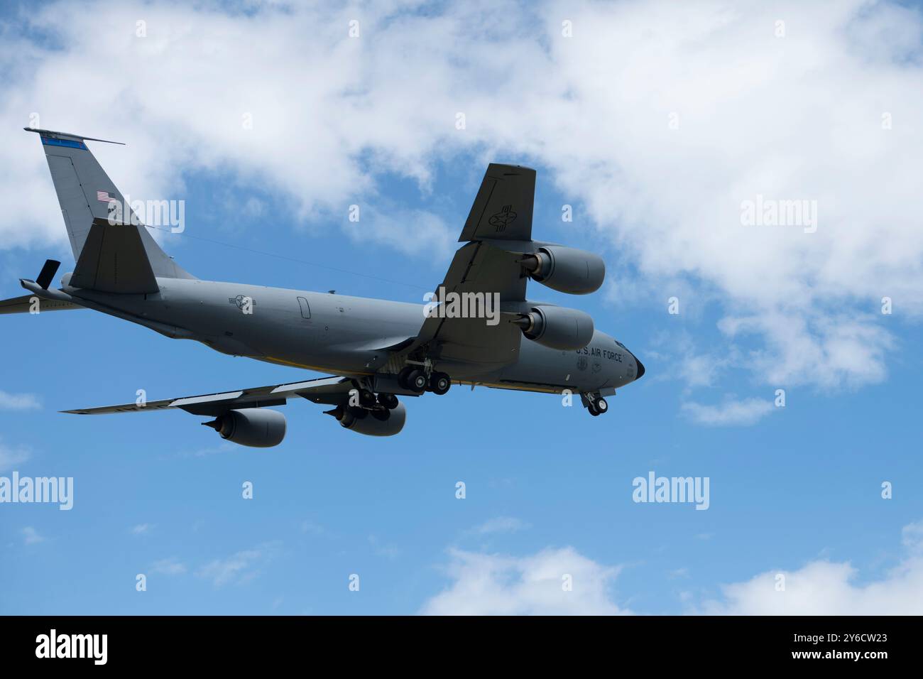 A U.S. Air Force KC-135 Stratotanker assigned to the 6th Air Refueling ...