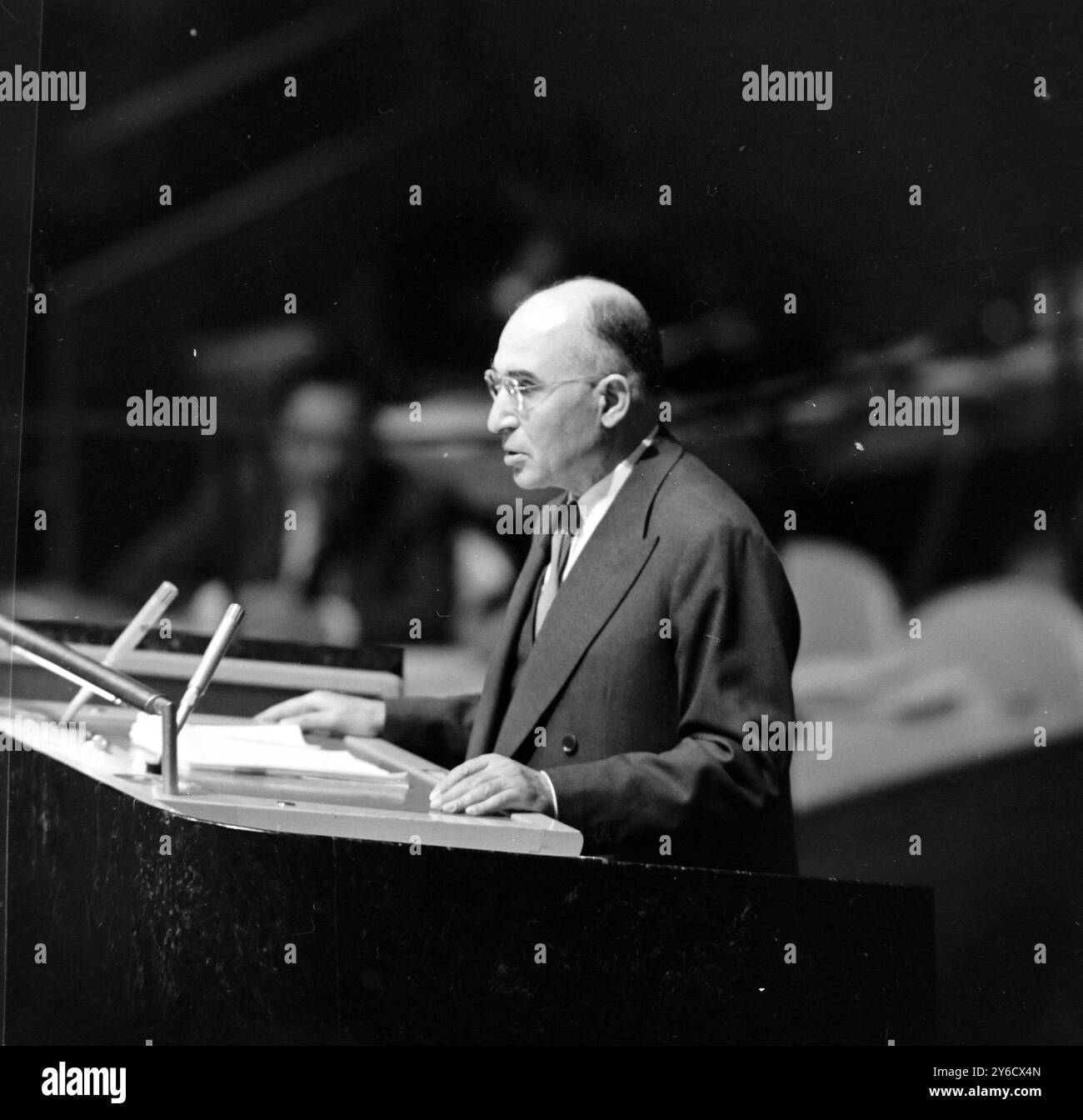 MOHAMED FAWZI AT UN UNITED NATIONS GENERAL ASSEMBLY IN NEW YORK / ; 11 ...