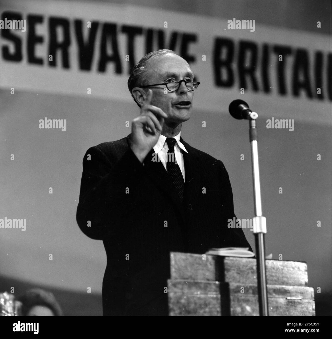 LORD DOUGLAS HOME AT THE ANNUAL CONFERENCE OF THE CONSERVATIVE TORY ...