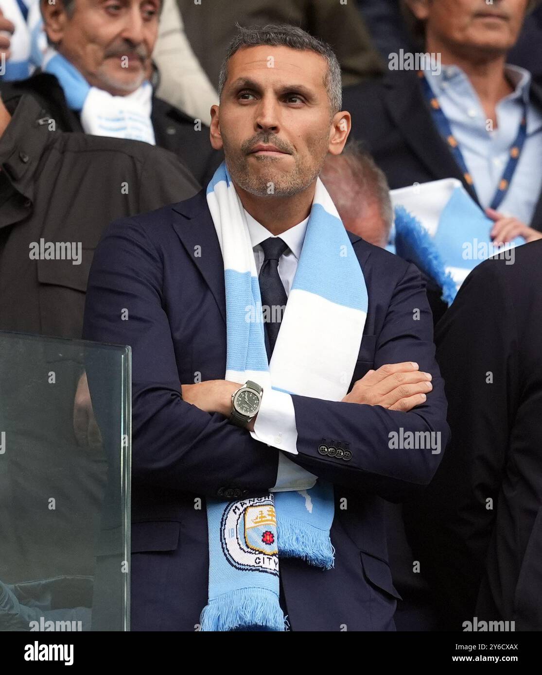Manchester City chairman Khaldoon Al Mubarak ahead of the Premier ...