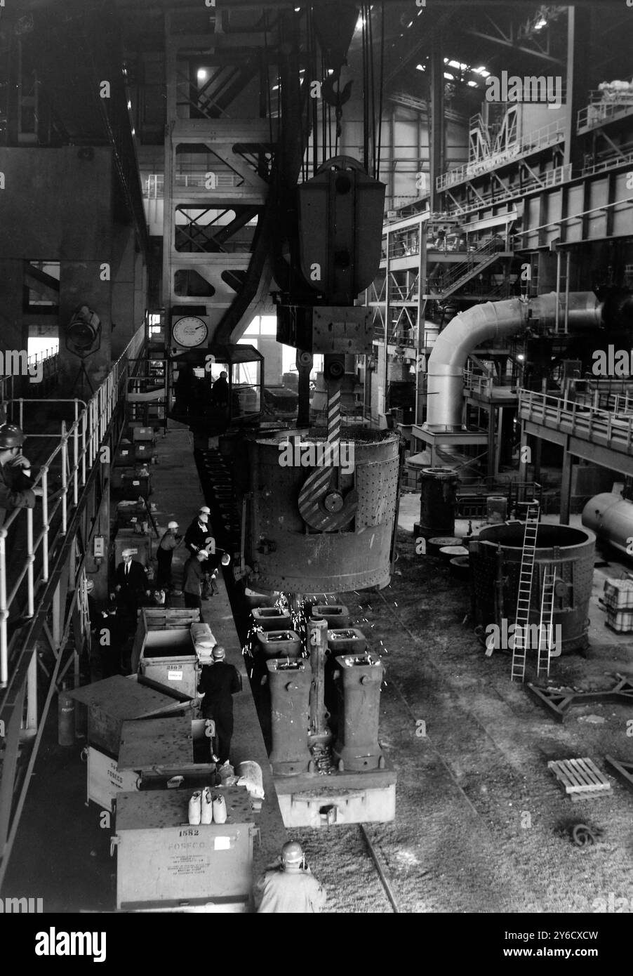 STEEL ELECTRIC ARC FURNACE TAPPING ALLOY STEEL PLANT IN SHEFFIELD ...