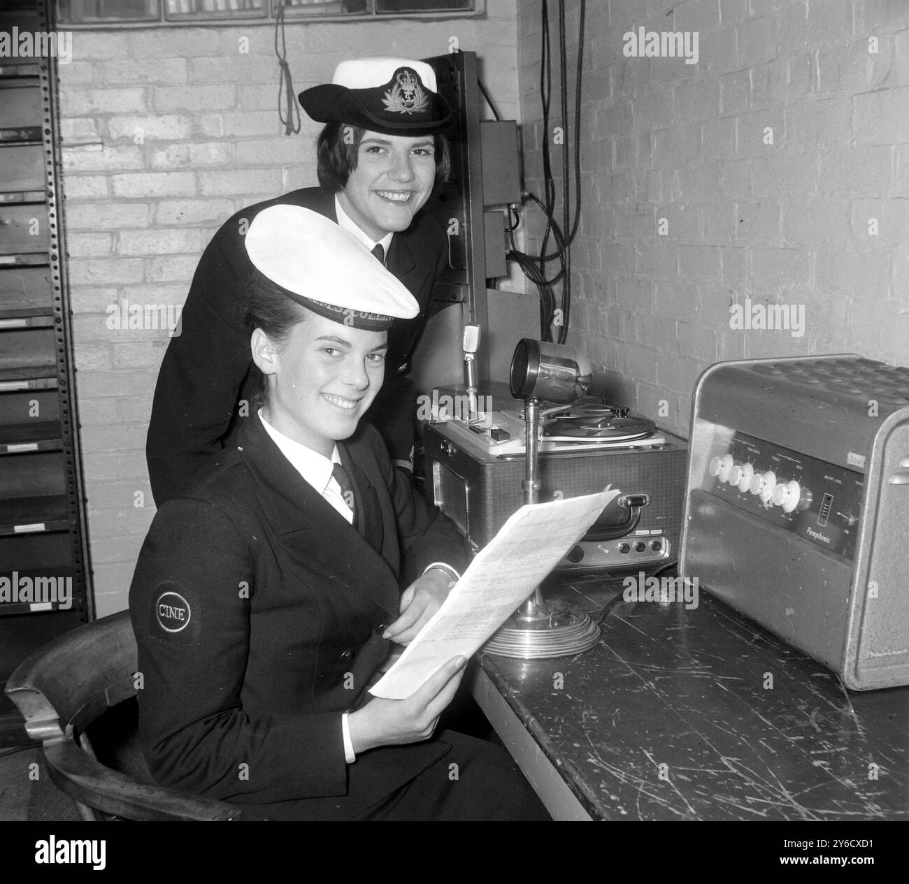 ELIZABETH ARTUS OF WREN WITH ANNE MORRIS IN FAREHAM / ; 11 OCTOBER 1963 ...