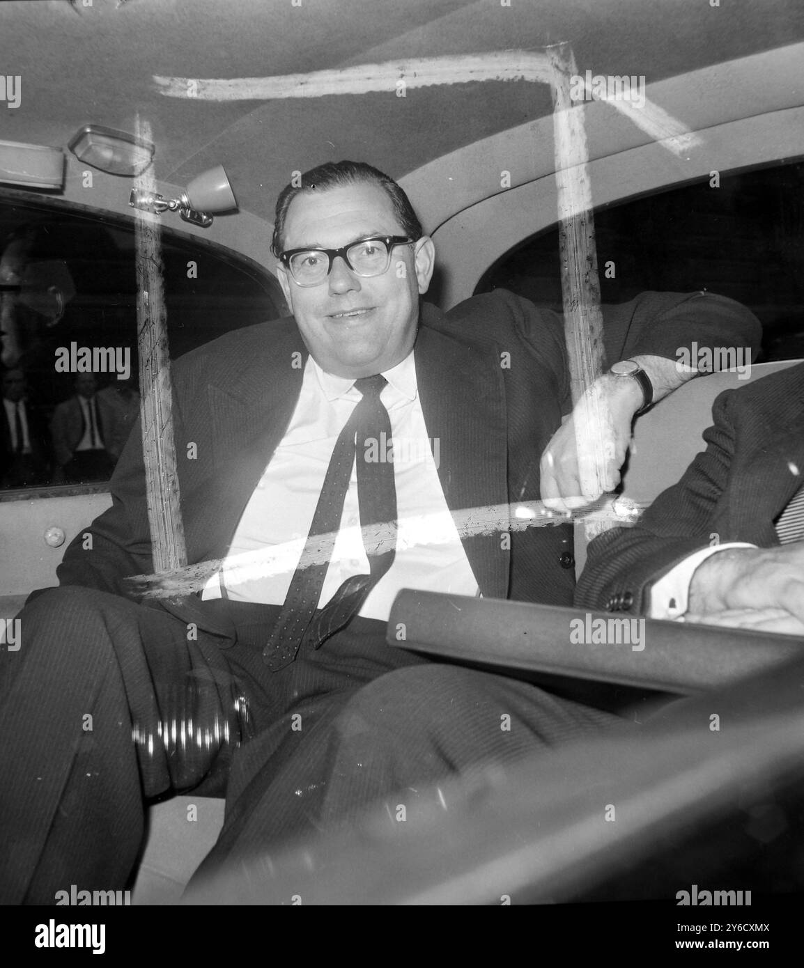 REGINALD MAUDLING AT NO 10 DOWNING STREET CABINET MEETING IN LONDON ...