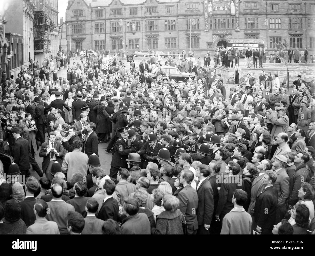 WEDDING OF COLIN JORDAN AND WIFE FRANCOISE DIOR IN COVENTRY ...