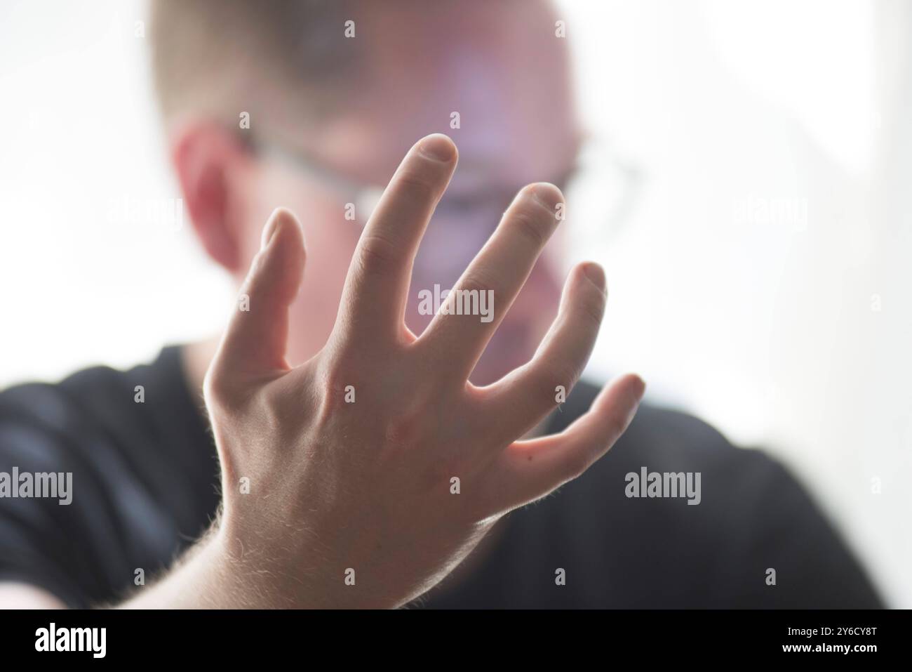 depression as a mental problem, human psyche and negative emotions ...