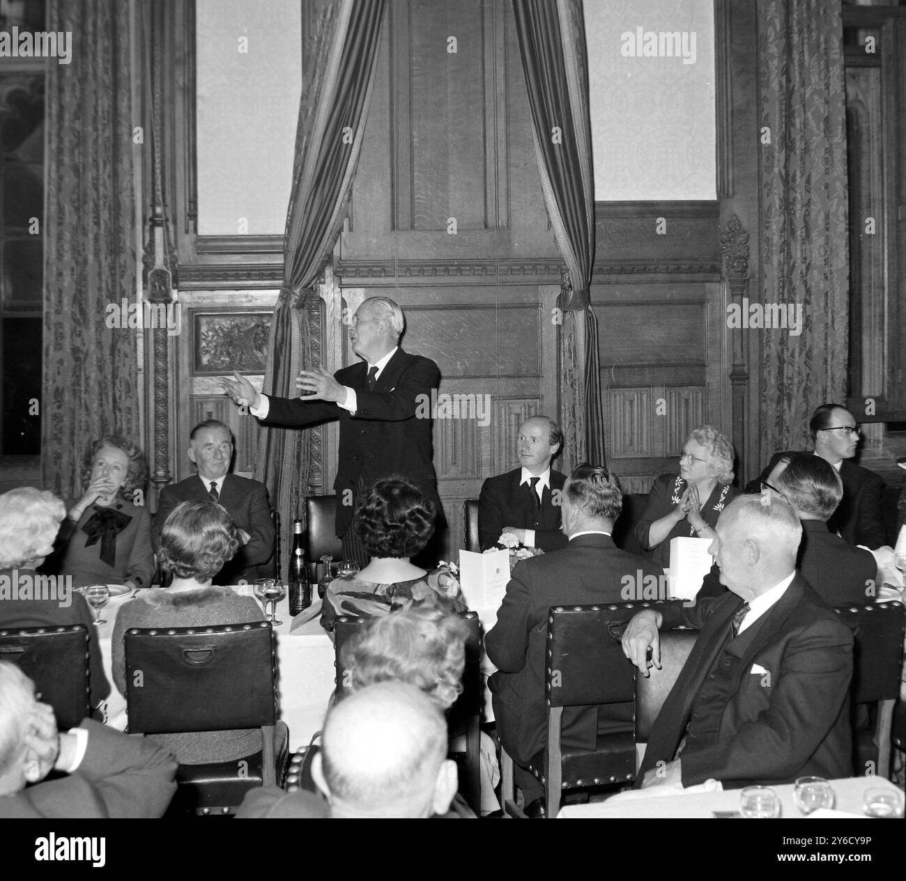 BRITISH PREMIER HAROLD MACMILLAN DRAMATIC SPEECH AT THE DONCASTER ...