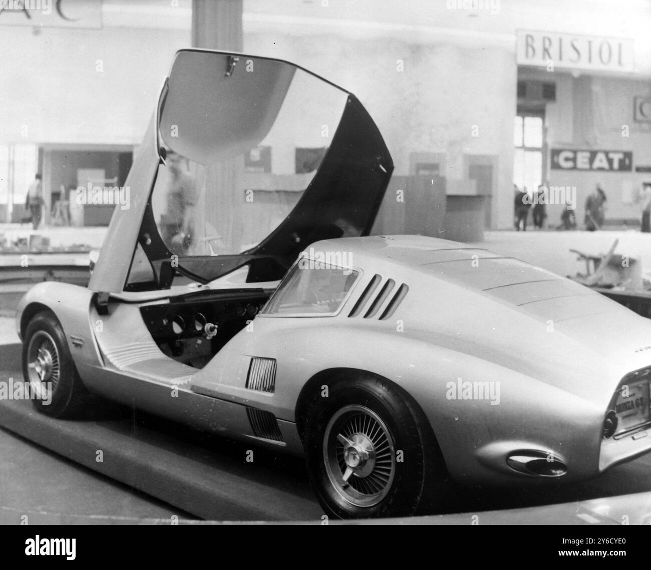 MOTOR CAR CORVAIR MONZA GT AT AUTO SHOW IN PARIS ; 3 OCTOBER 1963 Stock ...