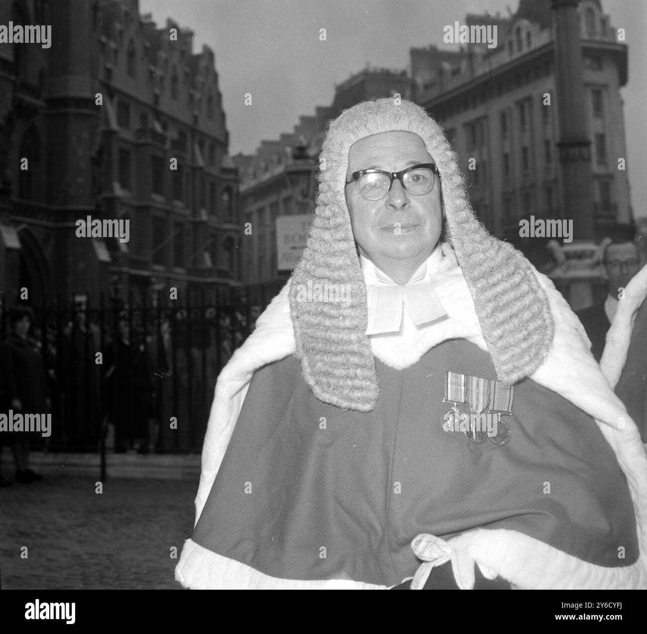 JUDGE LORD JUSTICE MARSHALL / ; 3 OCTOBER 1963 Stock Photo - Alamy