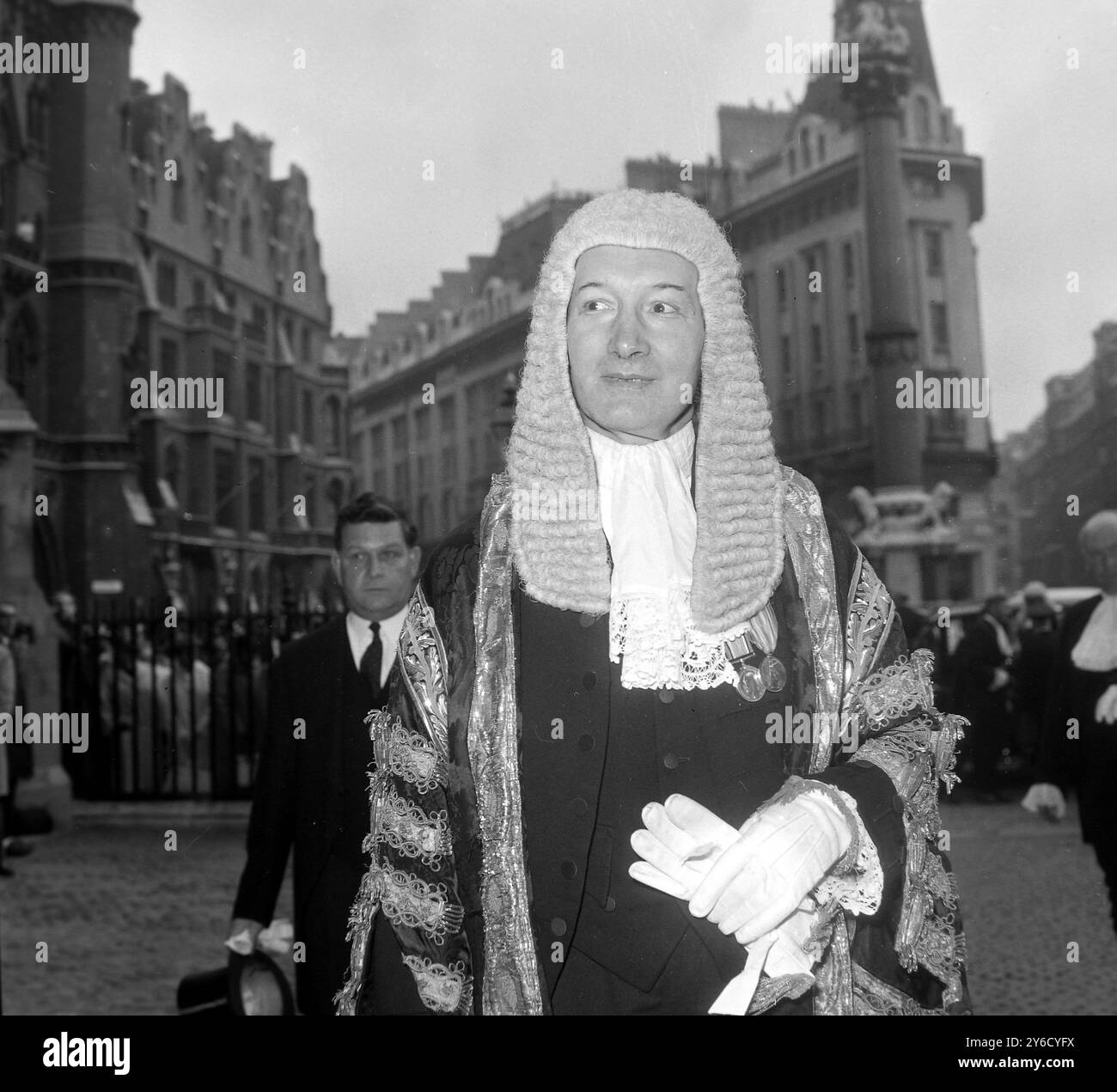 LORD DENNING MASTER OF THE ROLLS / ; 3 OCTOBER 1963 Stock Photo - Alamy