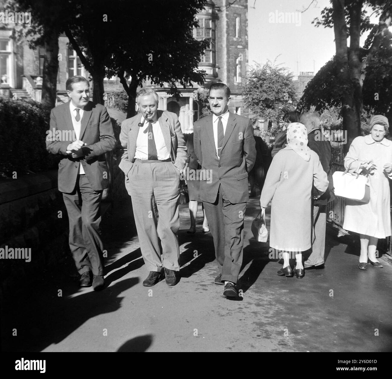 JAMES CALLAGHAN, HAROLD WILSON AND HERBERT BOWDEN IN SCARBOROUGH / ; 29 ...