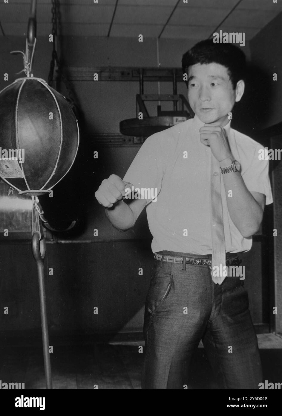 HIROYUKI EBIHARA JAPANESE BOXER / ; 30 SEPTEMBER 1963 Stock Photo - Alamy