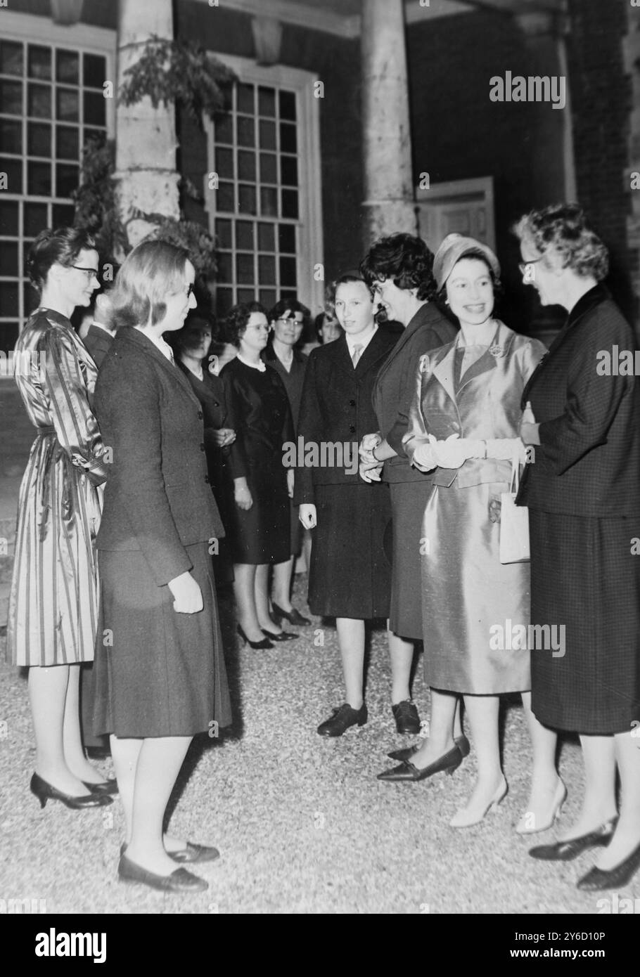 PRINCESS ANNE WITH PUPILS ARRIVE FOR CHURCH IN BENENDEN, KENT ; 22 ...