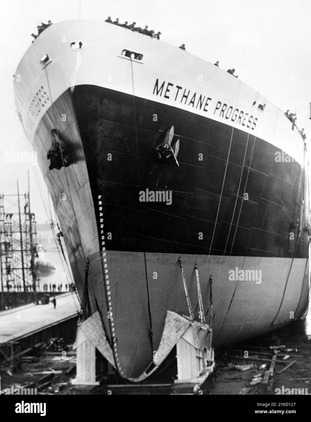 GAS TANKER METHANE PROGRESS LAUNCHED IN BELFAST ; 20 SEPTEMBER 1963 ...