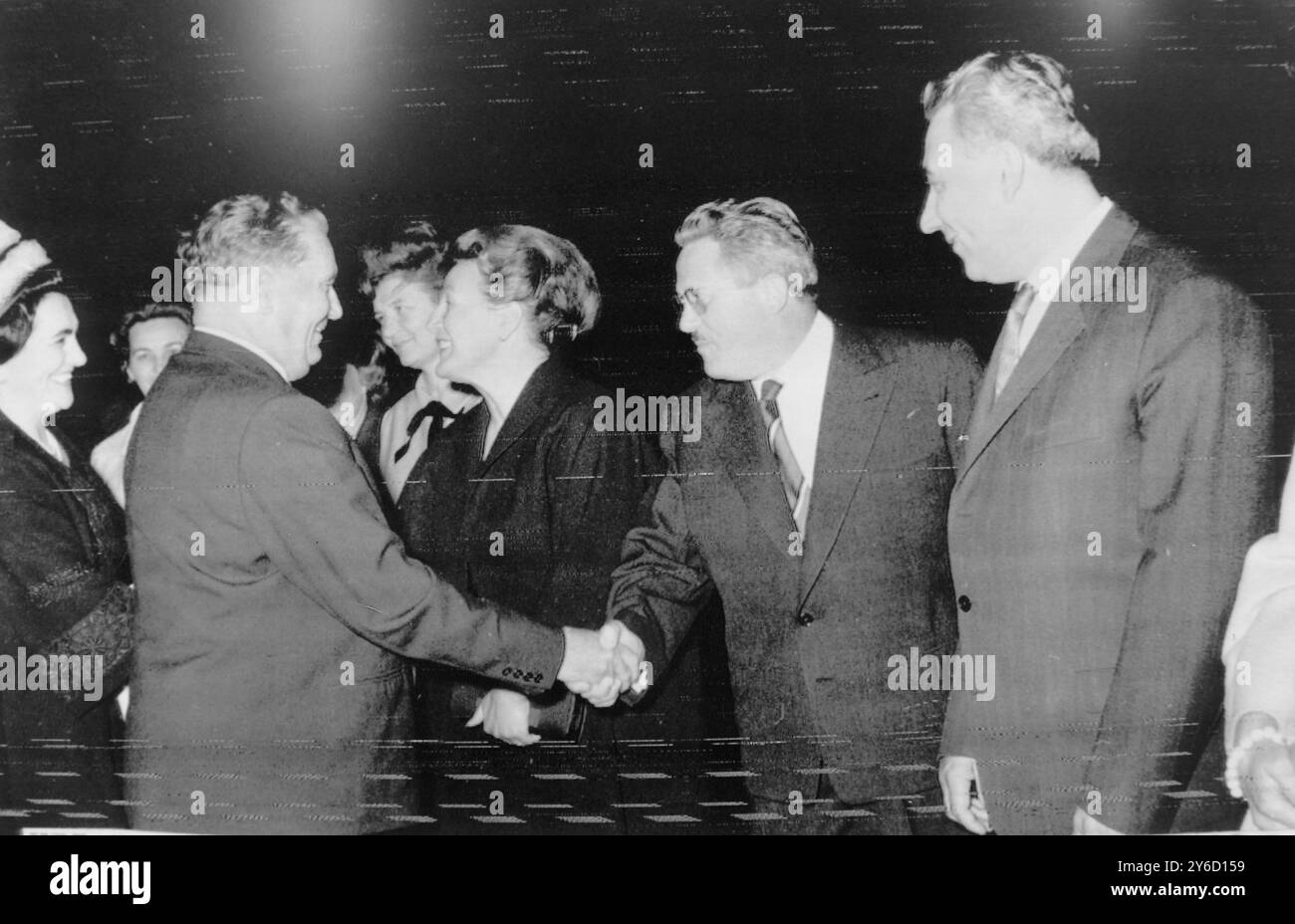 EDVARD KARDELJ WITH PRESIDENT OF YUGOSLAVIA JOSIP BROZ TITO LEAVES FOR ...