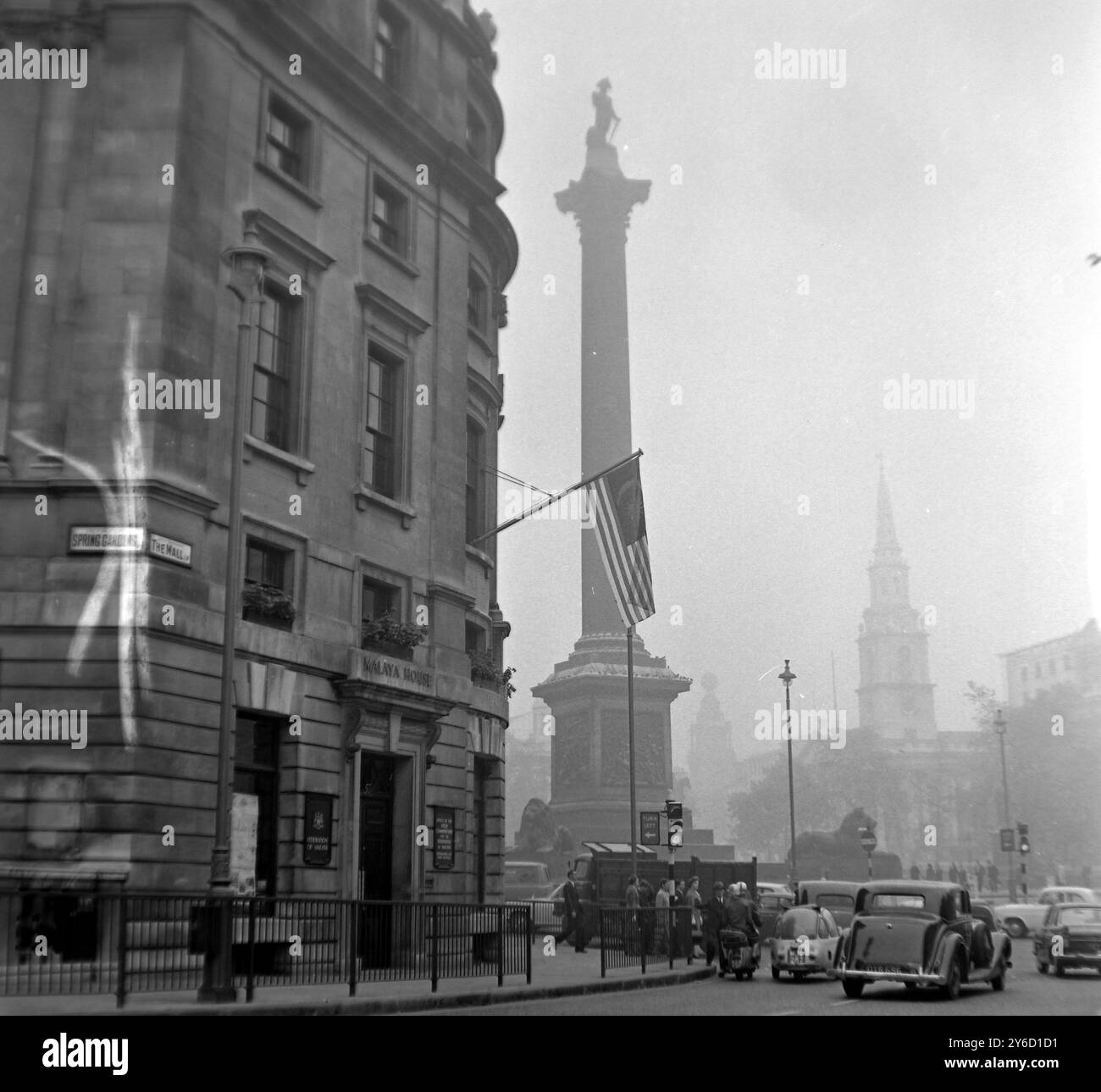 FLAGS MALAYSIA NEW FLAG ON MALAYA HOUSE ; 16 SEPTEMBER 1963 Stock Photo ...