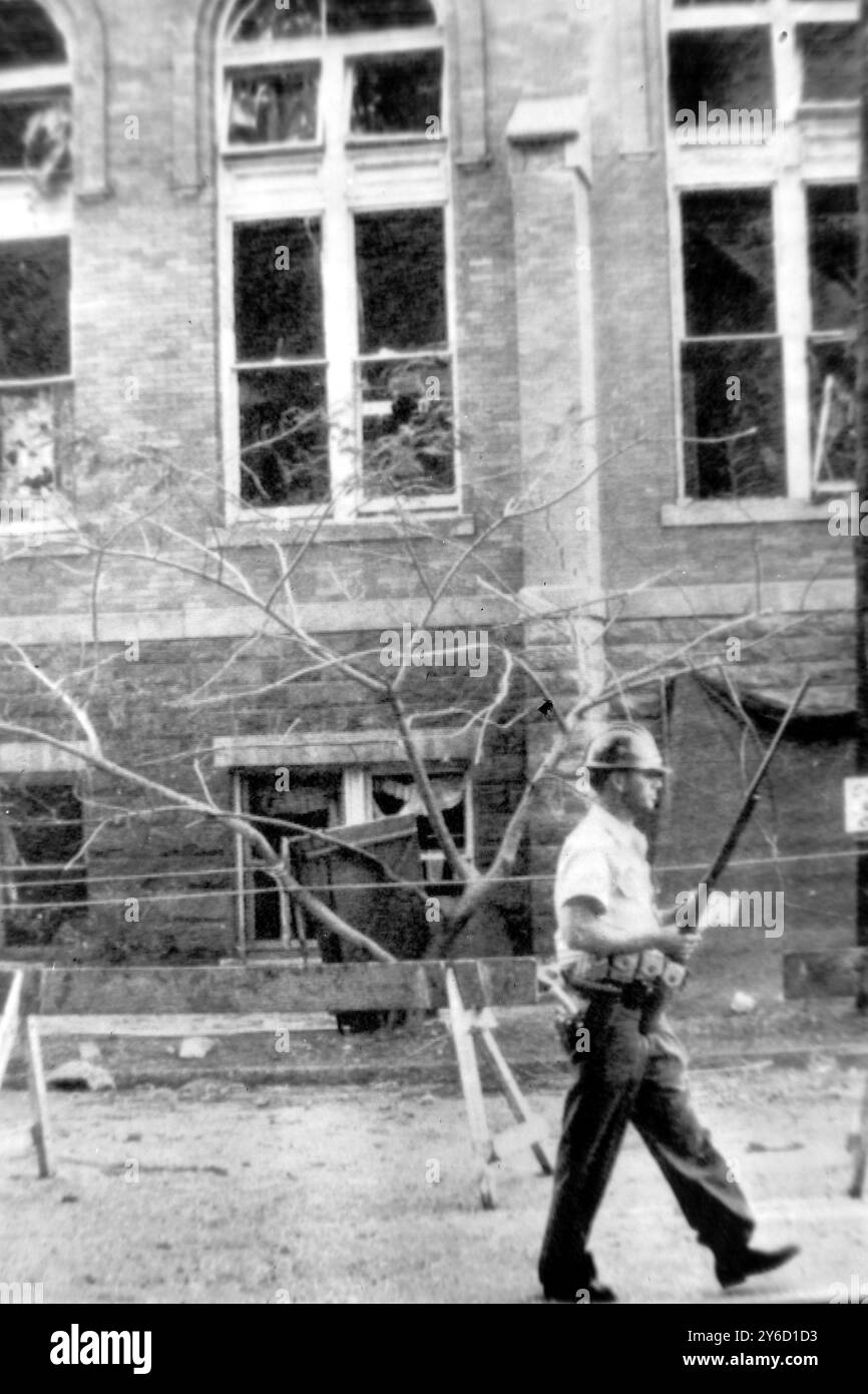 RACIAL SEGREGATION PEOPLE BOMBED IN CHURCH IN BIRMINGHAM, ALABAMA ; 16 ...