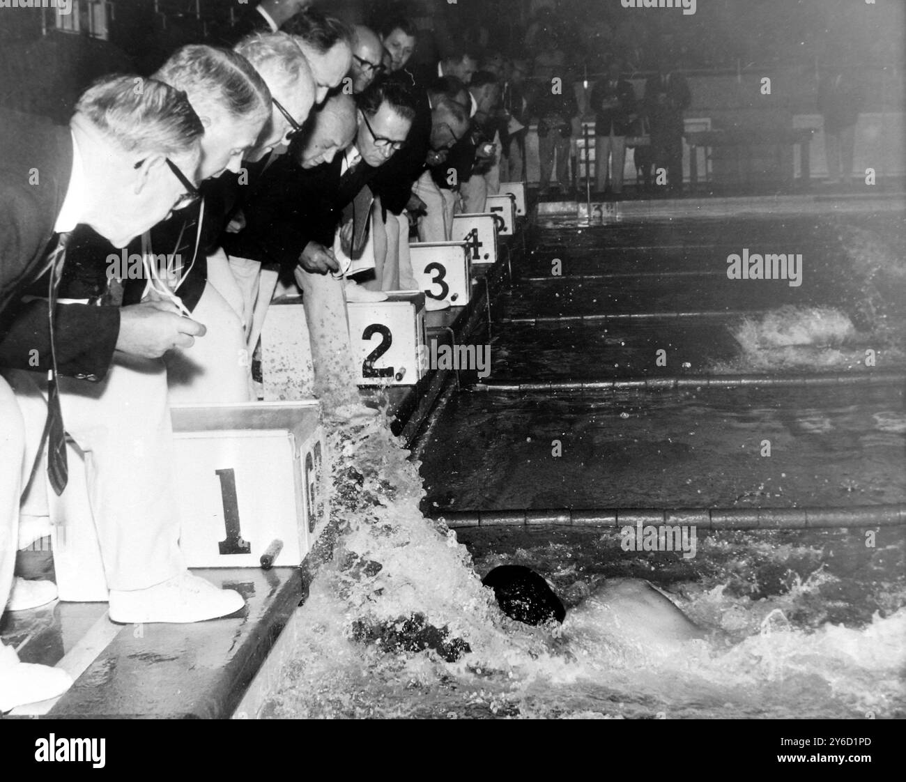 SWIMMING MCGREGOR WINS 110 YARDS FREESTYLE IN SWIMMING CONTEST IN ...