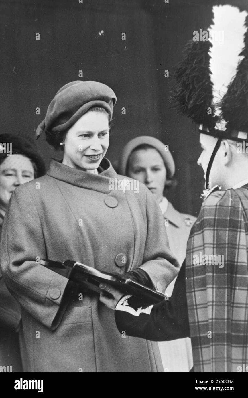 QUEEN ELIZABETH II ATTENDS HIGHLAND GAMES IN BRAEMAR, SCOTLAND ; 6 ...