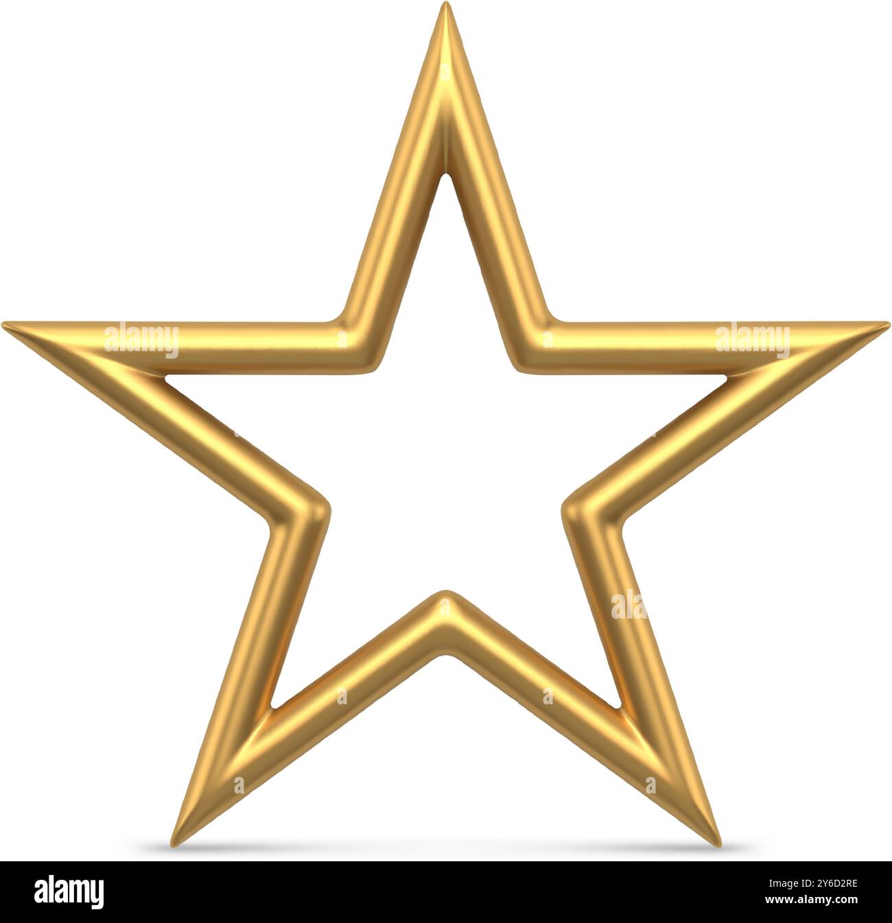 Bright luxury golden star metallic surface 3d template vector ...