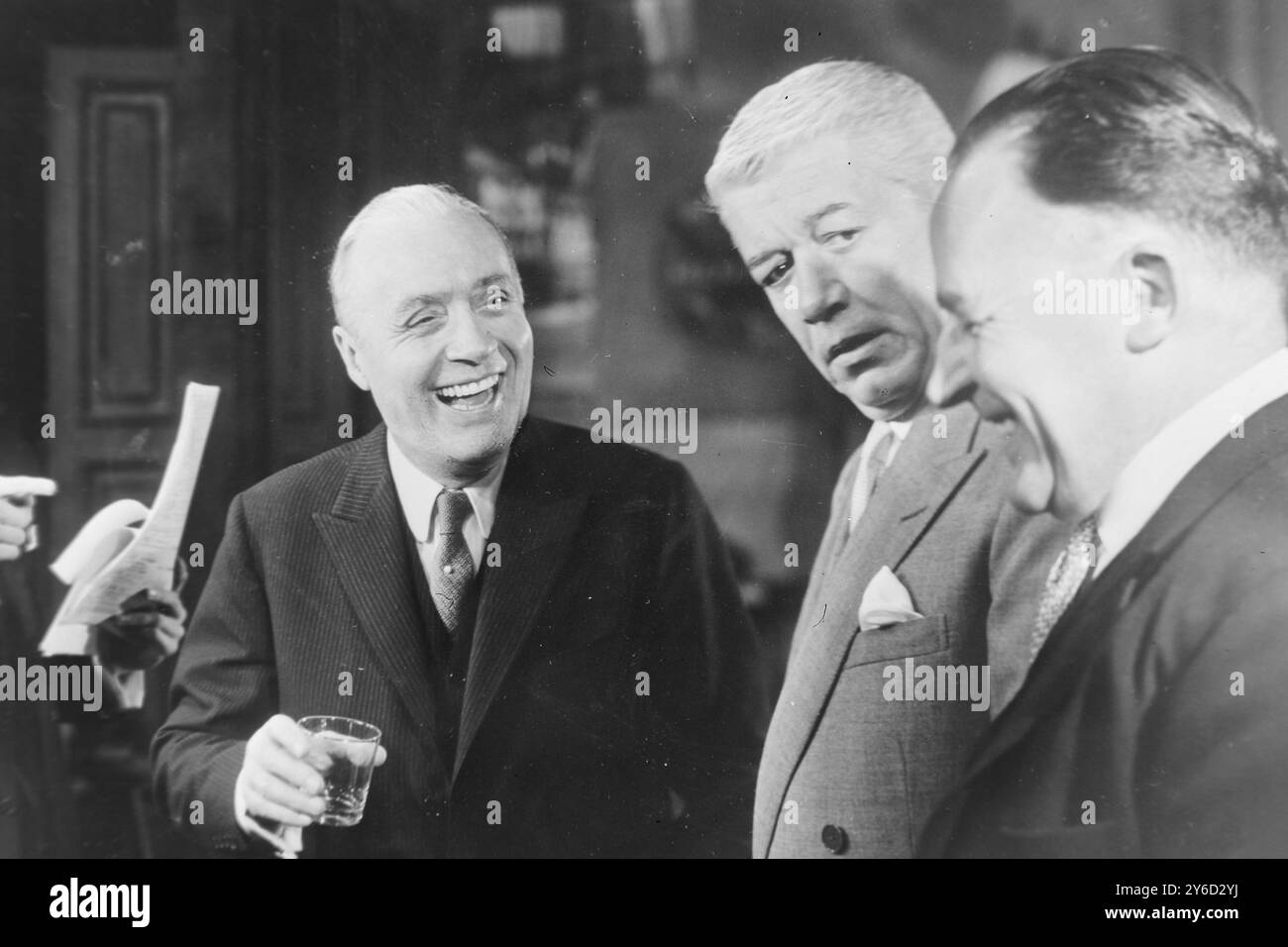 GEOFFREY KEEN ACTOR WITH CHARLES BOYER AND WILLIAM SMITHERS, AUSTIN ...