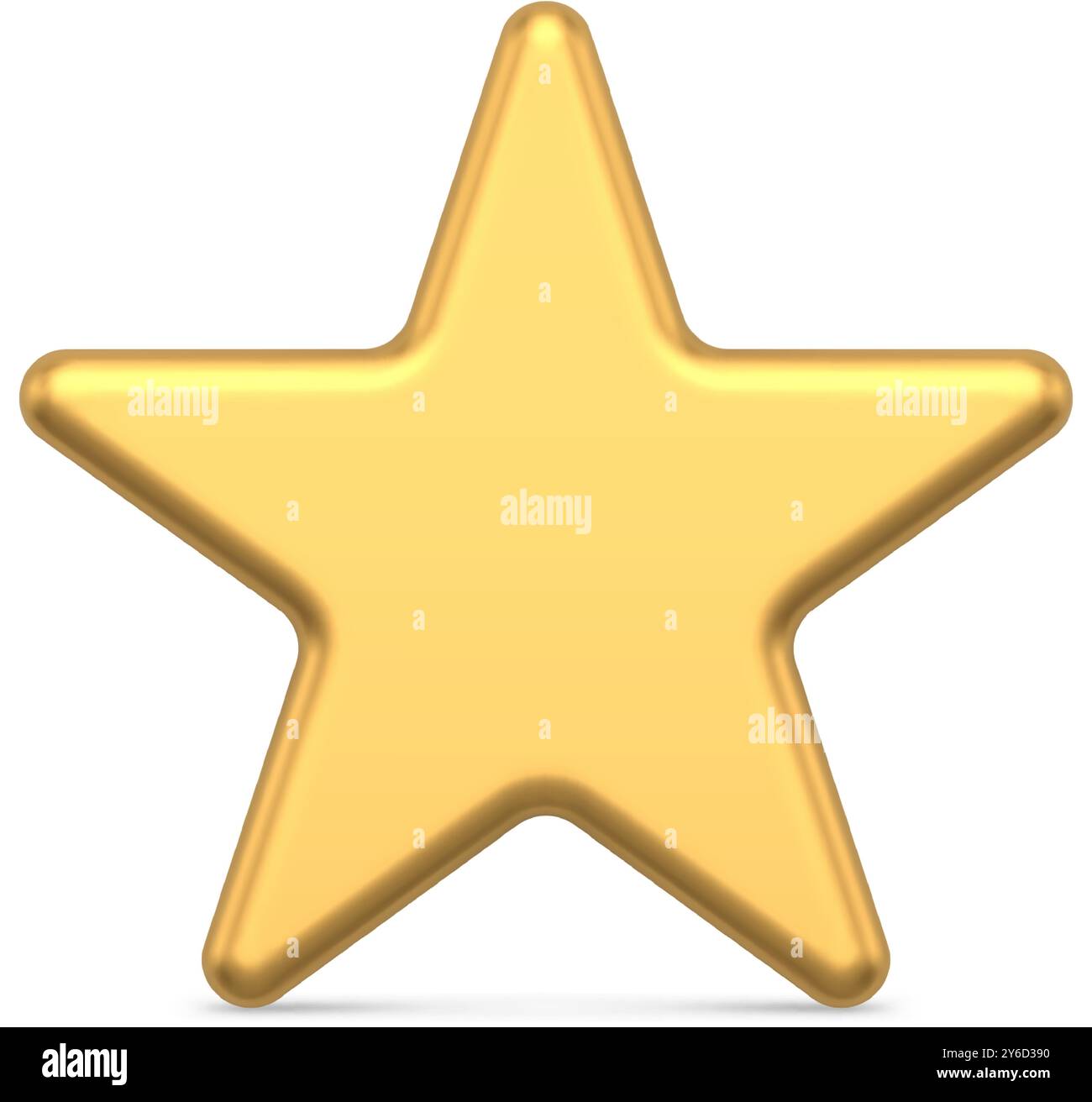 Bright luxury golden star metallic surface 3d template vector ...