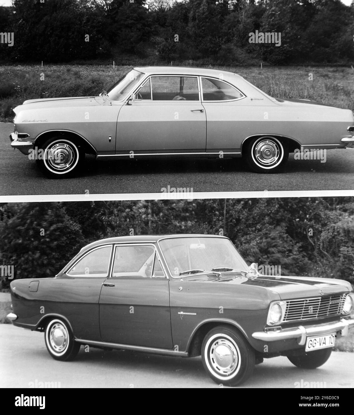 OPEL RECORD COUPE IN GERMANY / ; 29 AUGUST 1963 Stock Photo - Alamy