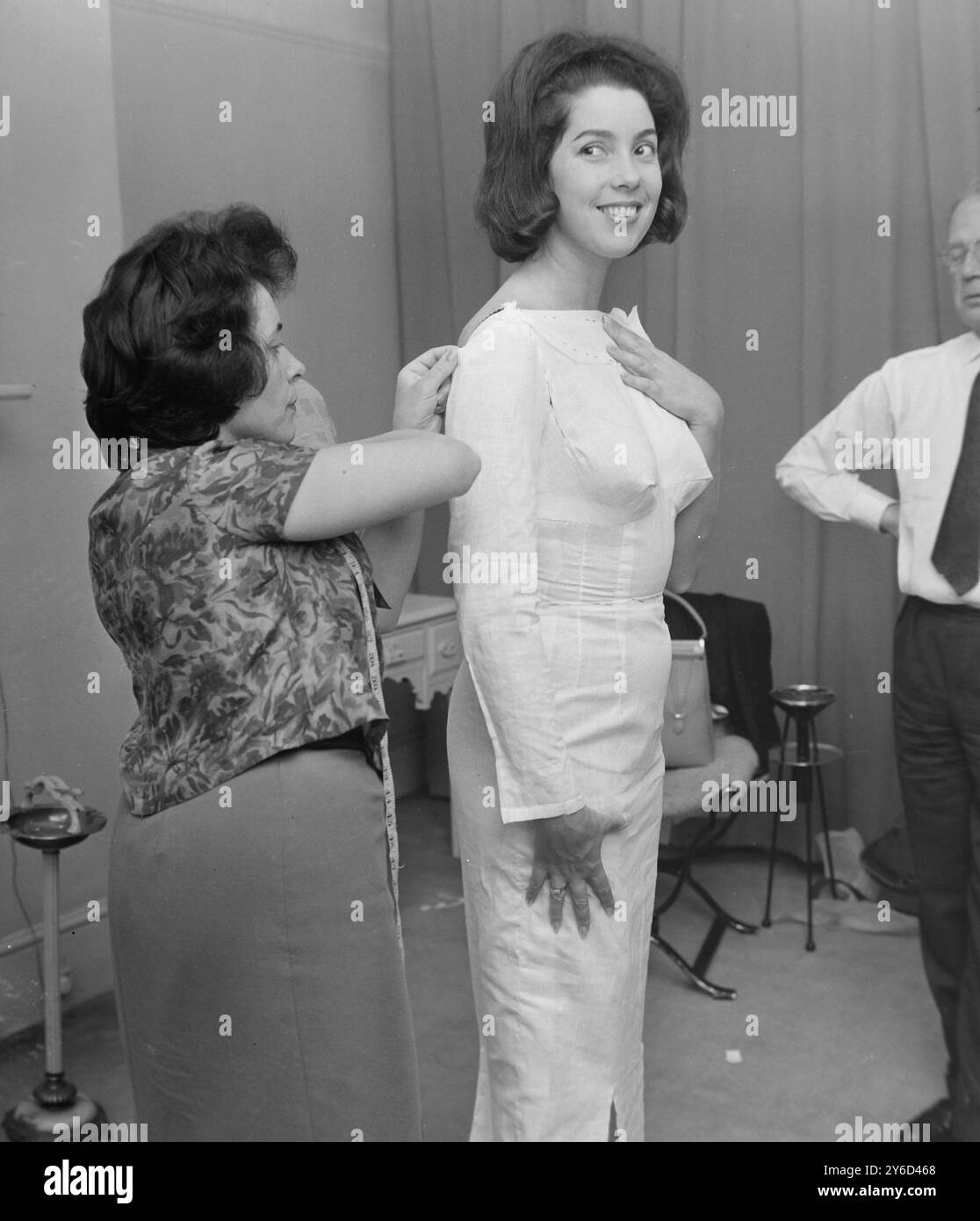 DUTCH OPERA SINGER CORRY BROKKEN FITTED FOR COSTUME IN LONDON / ; 23 ...