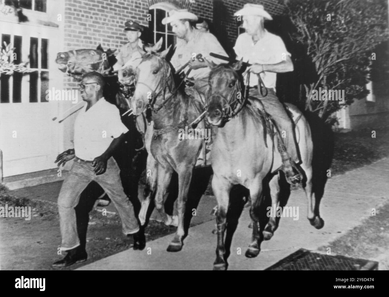 RACIAL SEGREGATION PLAQURMINE LOUISIANA PROBES ELECTRIC CATTLE PROBE ...