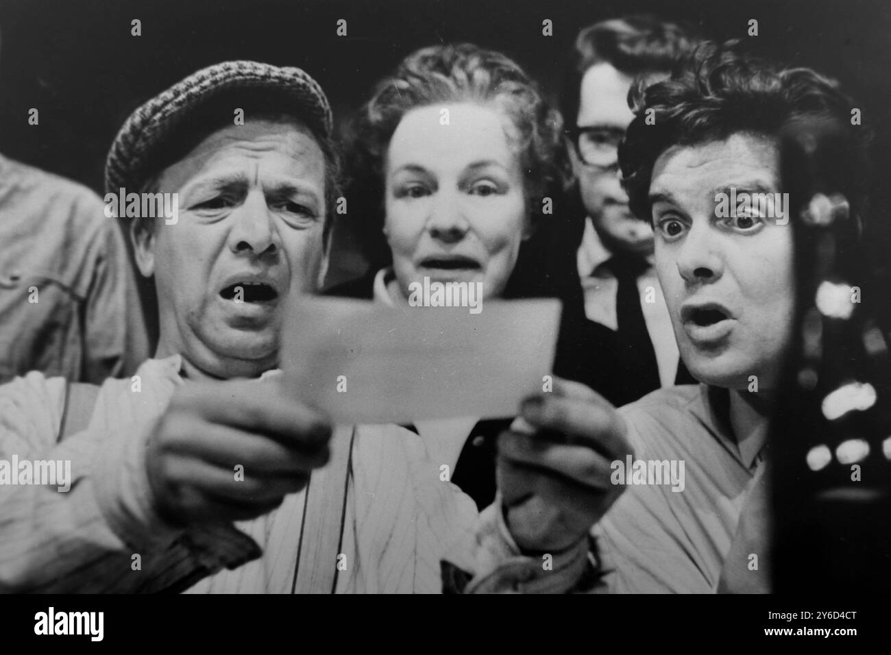 EDINBURGH FESTIVAL - PRODUCTION OF ALL IN GOOD TIME WITH ACTOR JOHN GRIEVE AND WALTER CARR ...