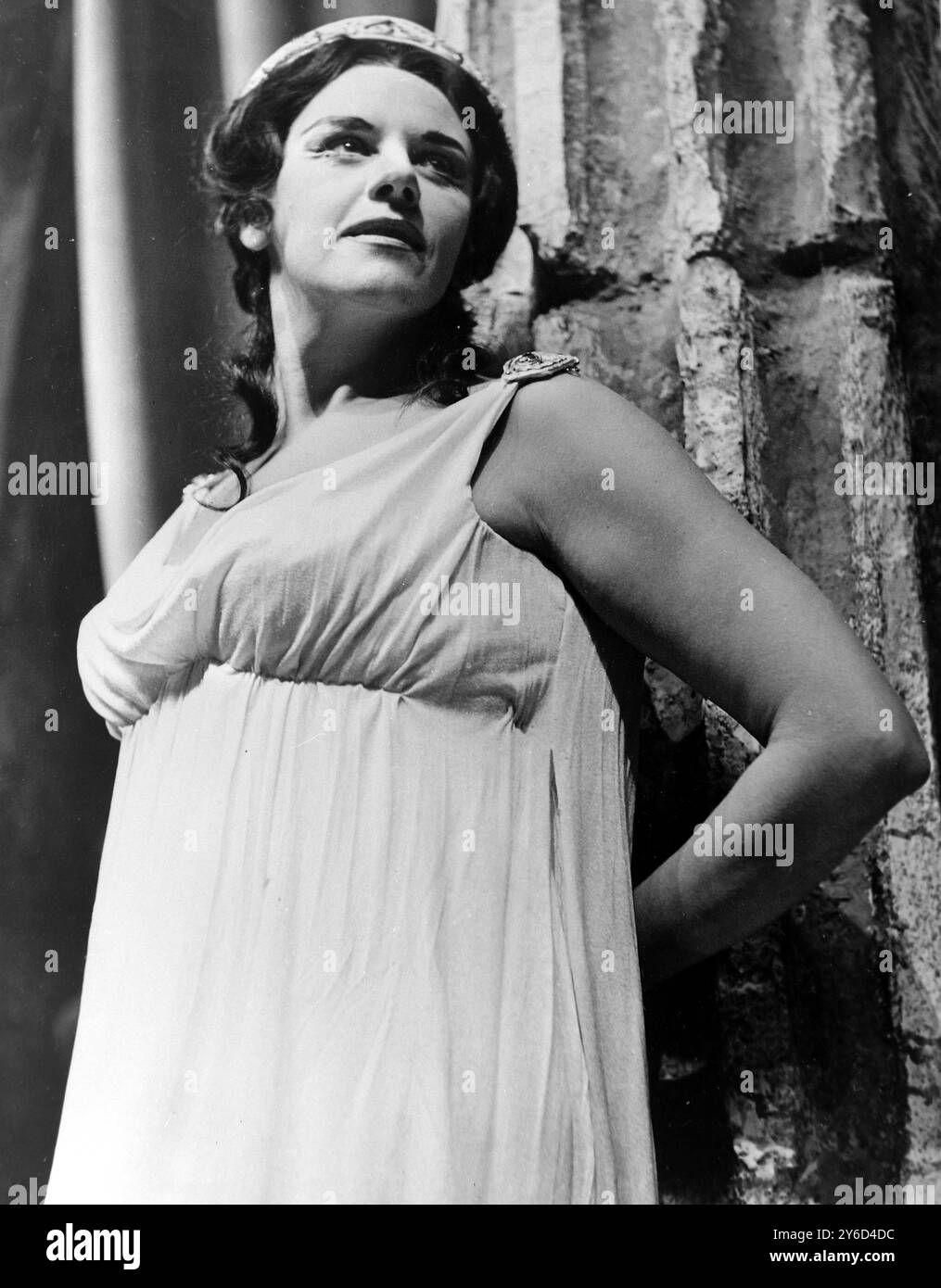 KERSTIN MEYER IN OPERA THE RAPE OF LUCRETIA AT EDINBURGH FESTIVAL IN SCOTLAND / ; 20 AUGUST 1963 ...