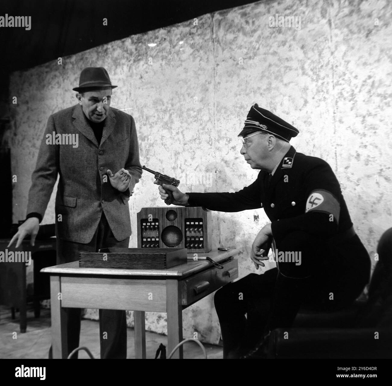 ACTOR BILL FRASER IN THE SCHWEYK IN THE SECOND WORLD WAR PRODUCTION IN ...