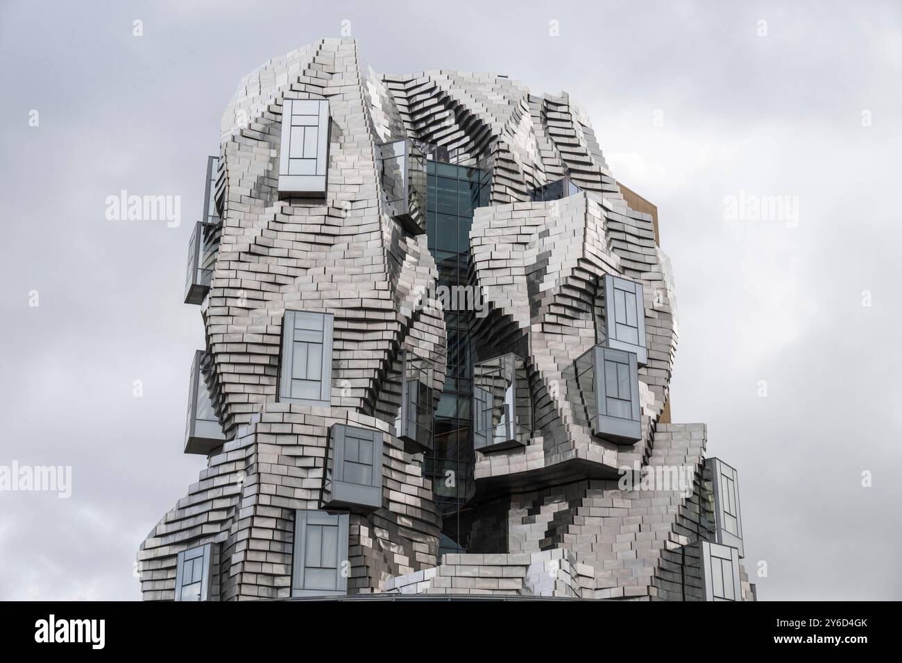 Arles, park “parc des Ateliers”(south-eastern France): the LUMA Arles ...