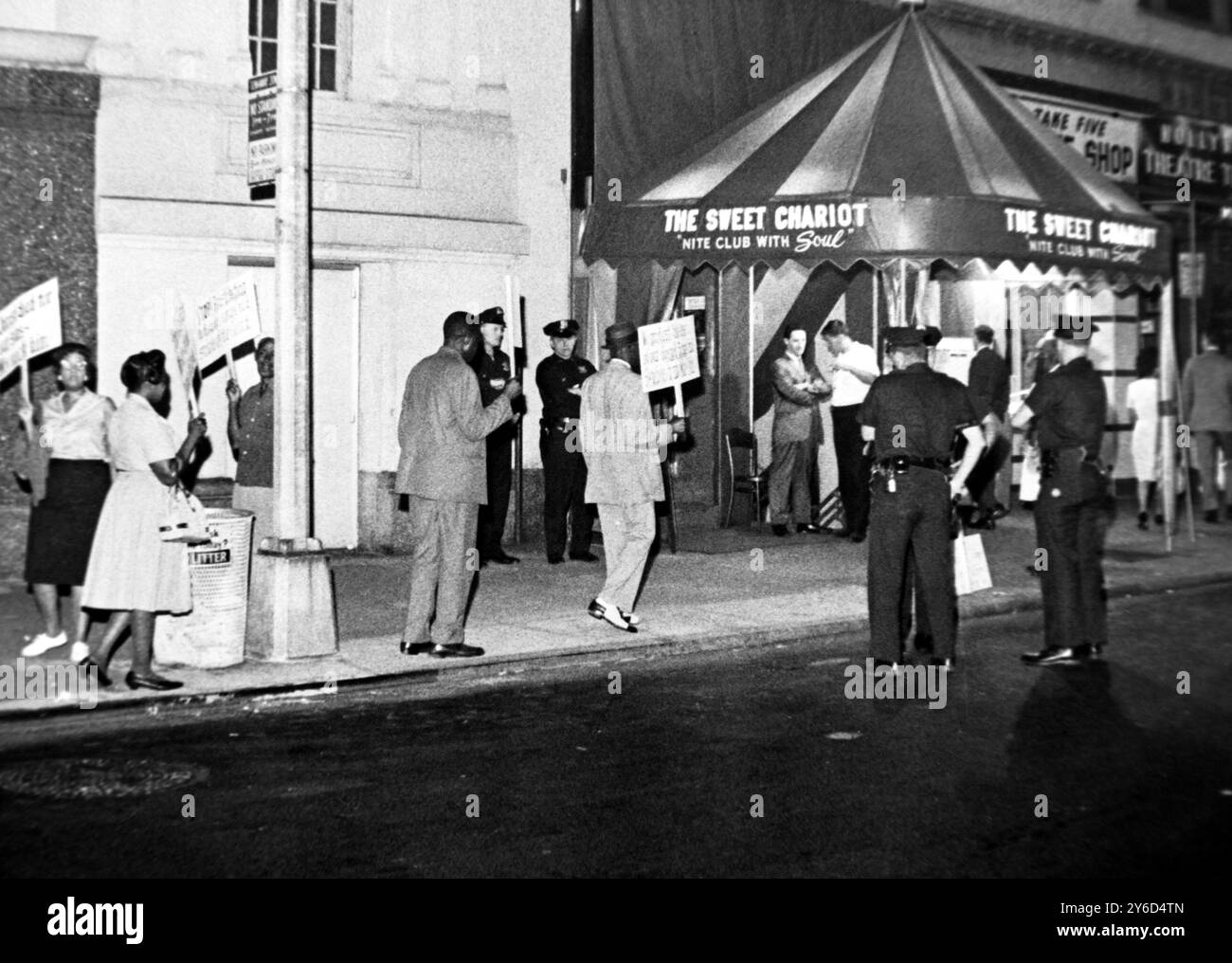 13 AUGUST 1963 - - THE SWEET CHARIOT NIGHTCLUB PICKETED BY RELIGIOUS ...
