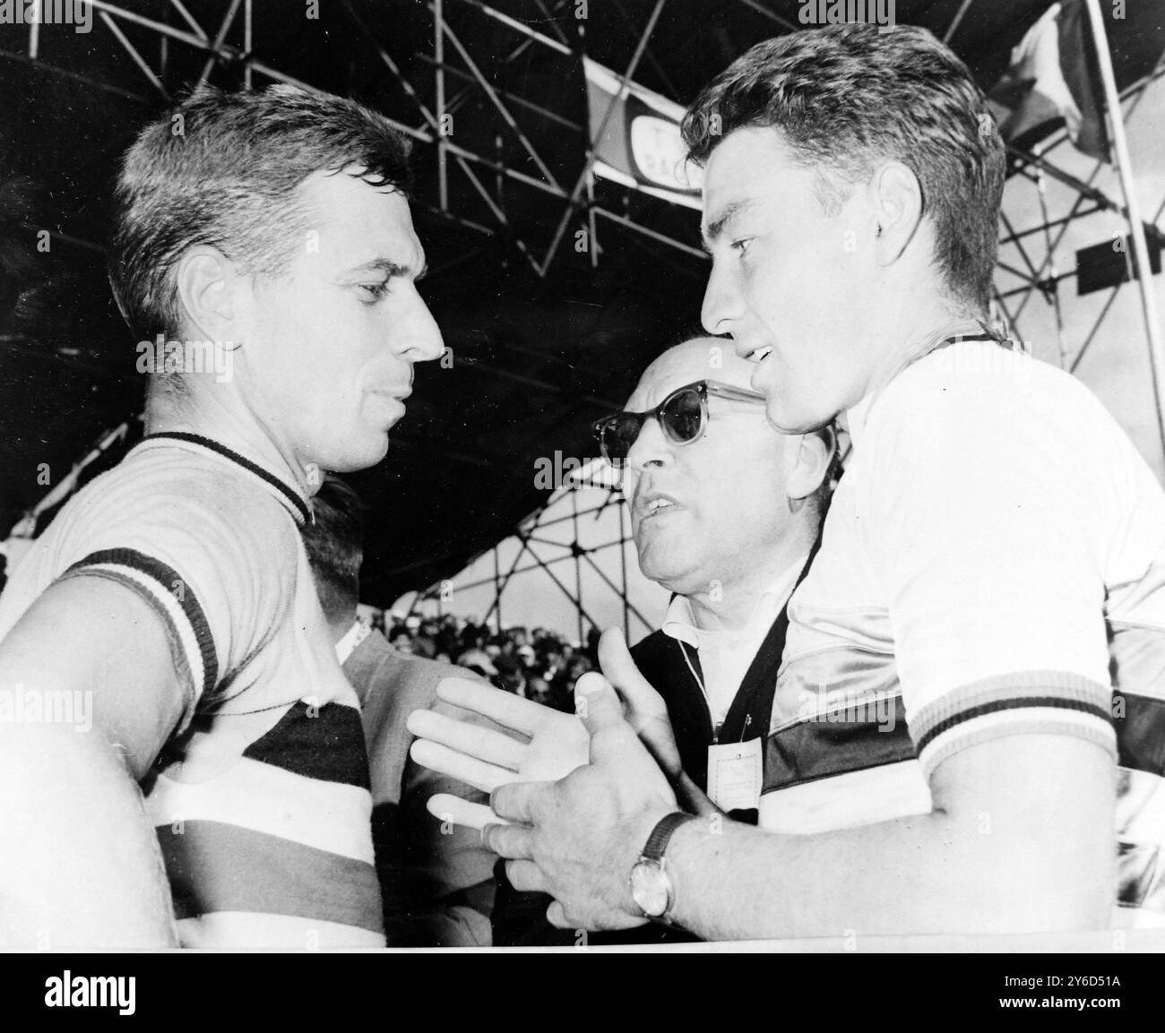 CYCLISTS RIK VAN LOOY WITH BENONI BEHEYT IN RENAIX, BELGIUM / ; 13 ...