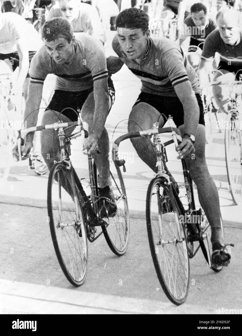CYCLISTS RIK VAN LOOY WITH BENONI BEHEYT IN RENAIX, BELGIUM / ; 13 ...