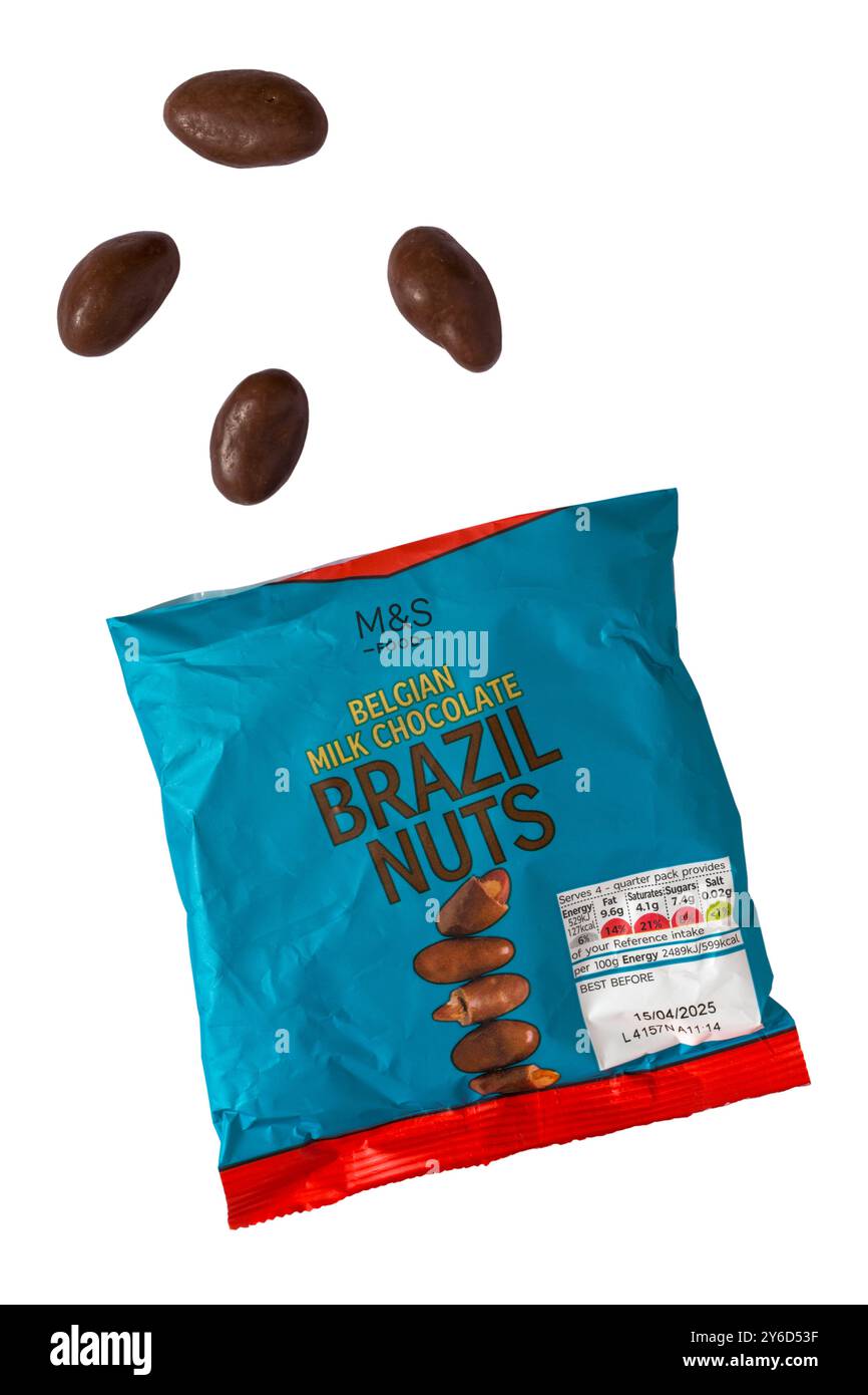 Belgian milk chocolate brazil nuts hi-res stock photography and images ...