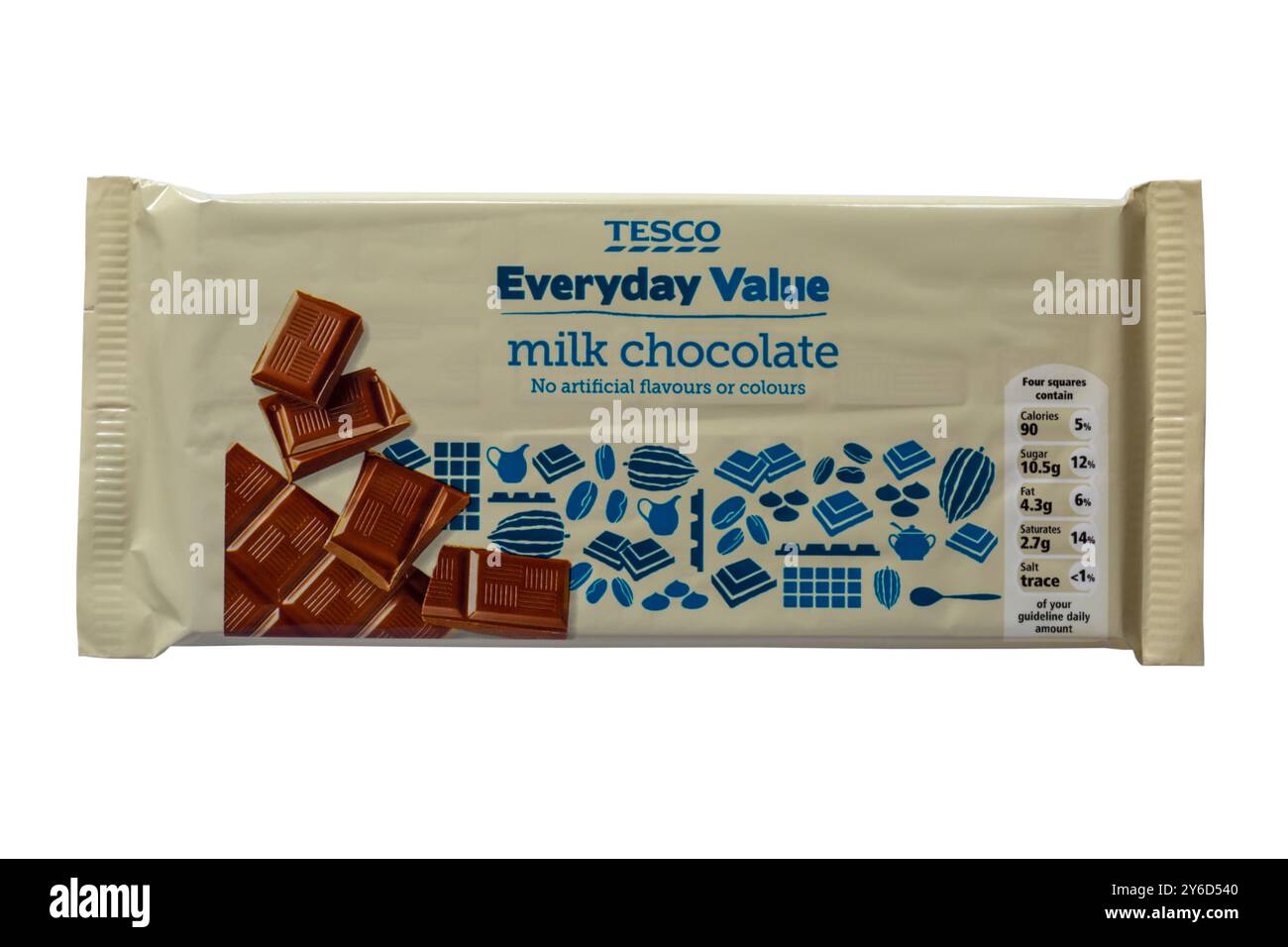 Tesco everyday value milk chocolate bar hi-res stock photography and ...