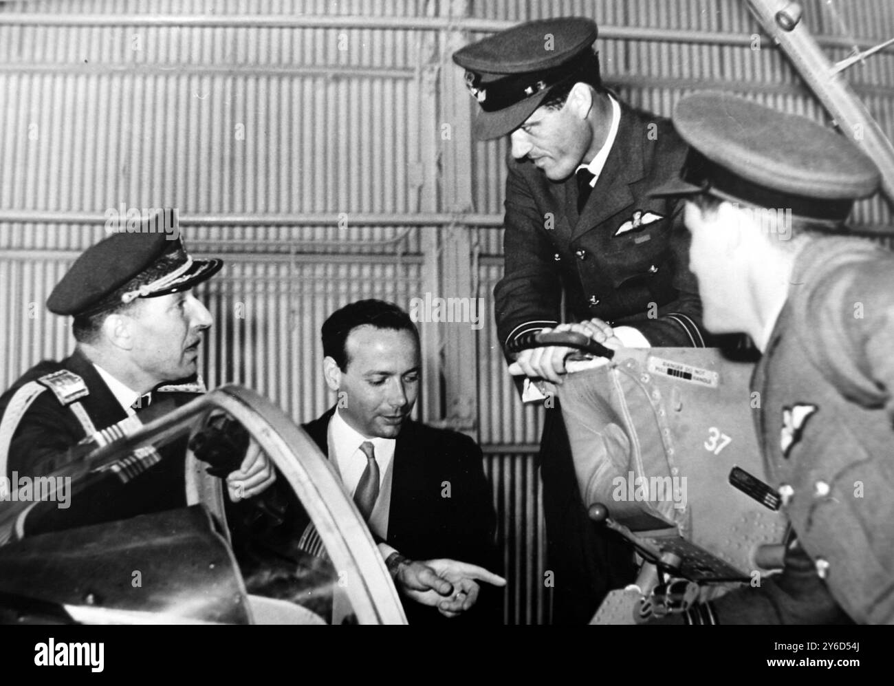 ARGENTINE AIR FORCE PRIZE GIVING WITH MIGUEL M PADDILLA AND EDIGO JOSE ...